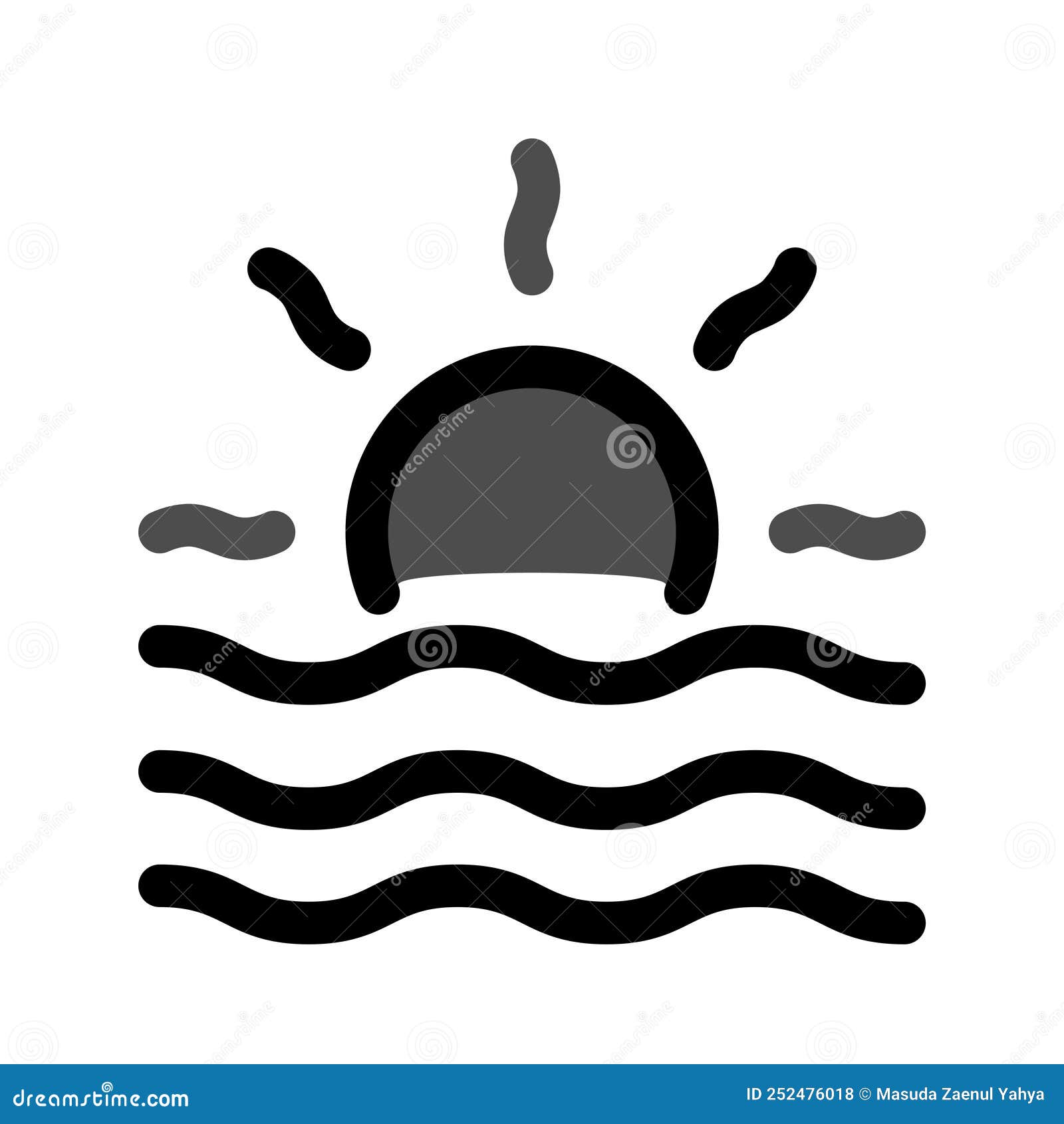 Illustration Vector Graphic of Sunrise Icon Stock Vector - Illustration ...