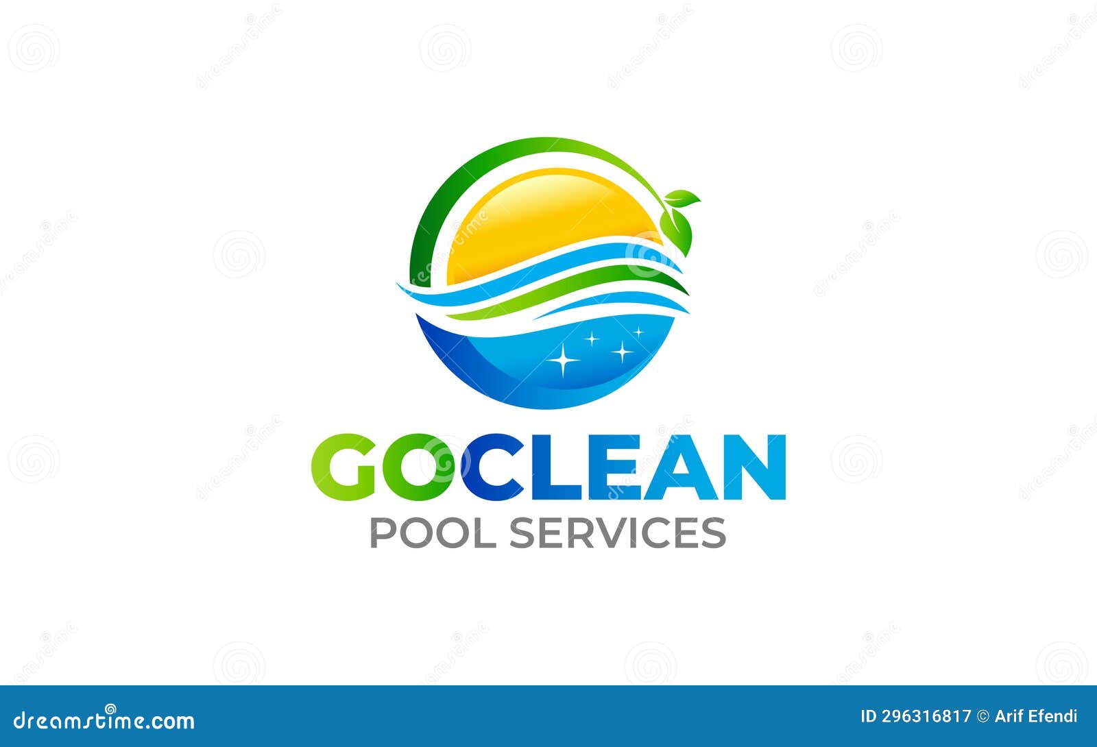 Illustration Vector Graphic of Swimming Pool Cleaning Service Logo ...