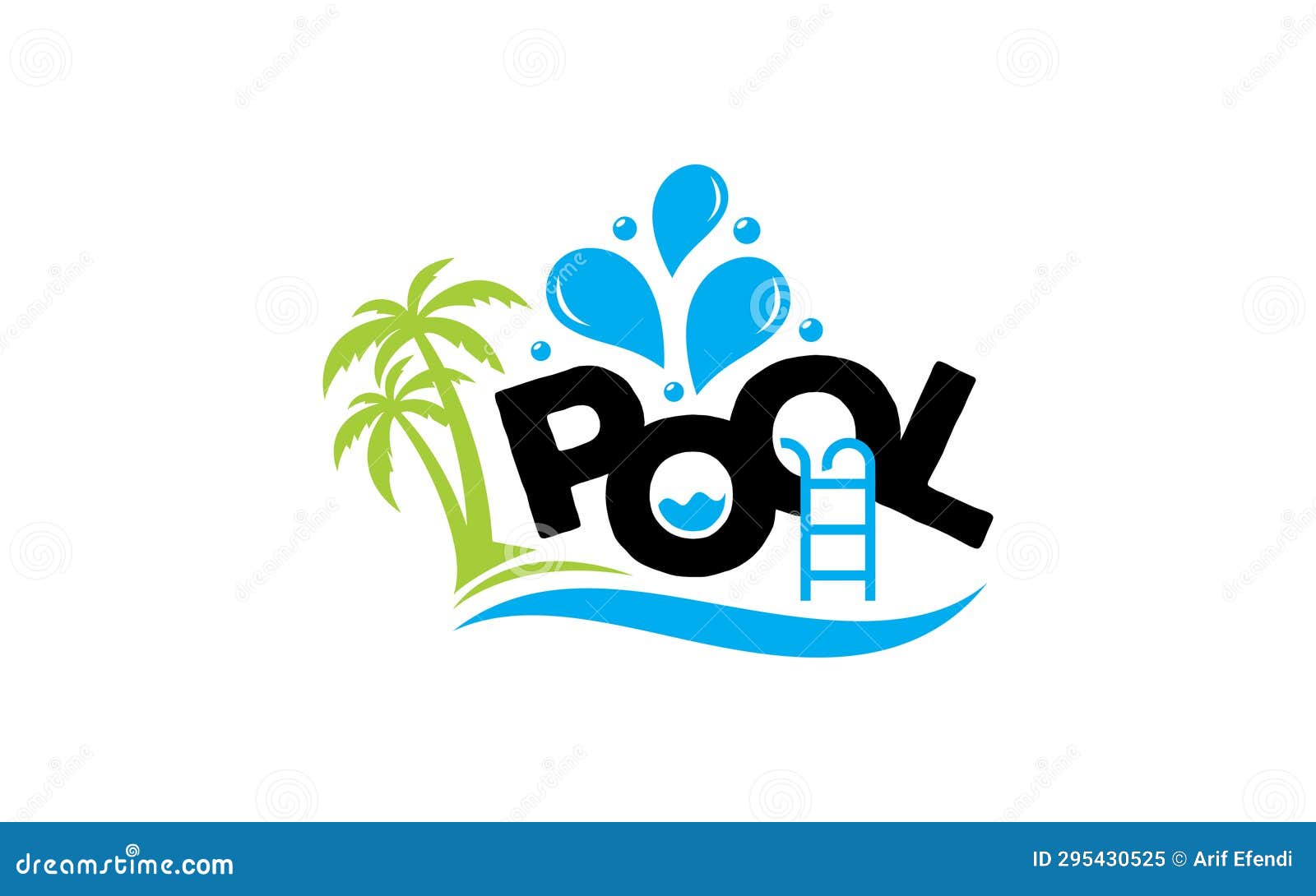 Illustration Vector Graphic of Swimming Pool Cleaning Service Logo ...