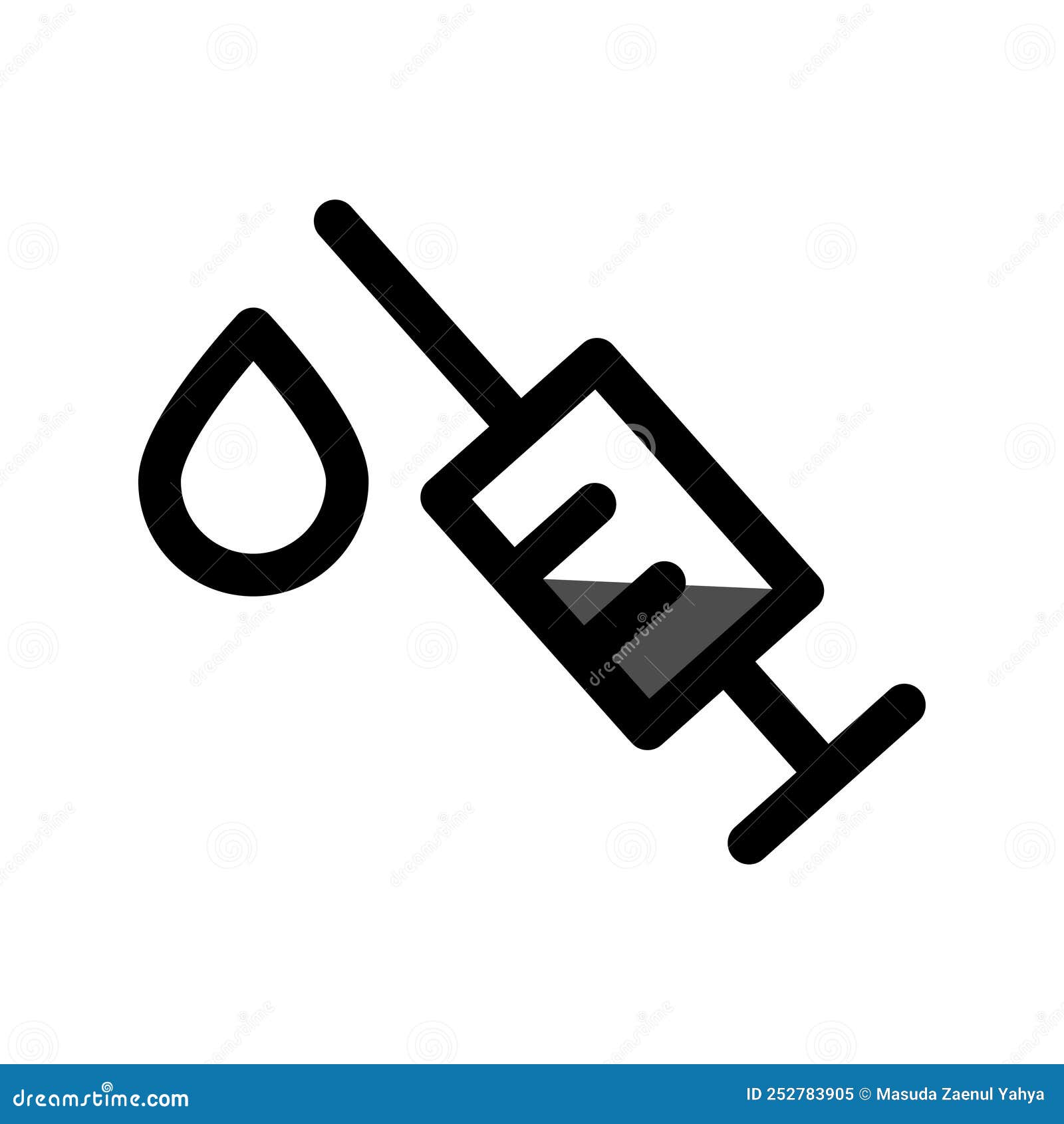 Illustration Vector Graphic of Syringe Icon Stock Vector - Illustration ...