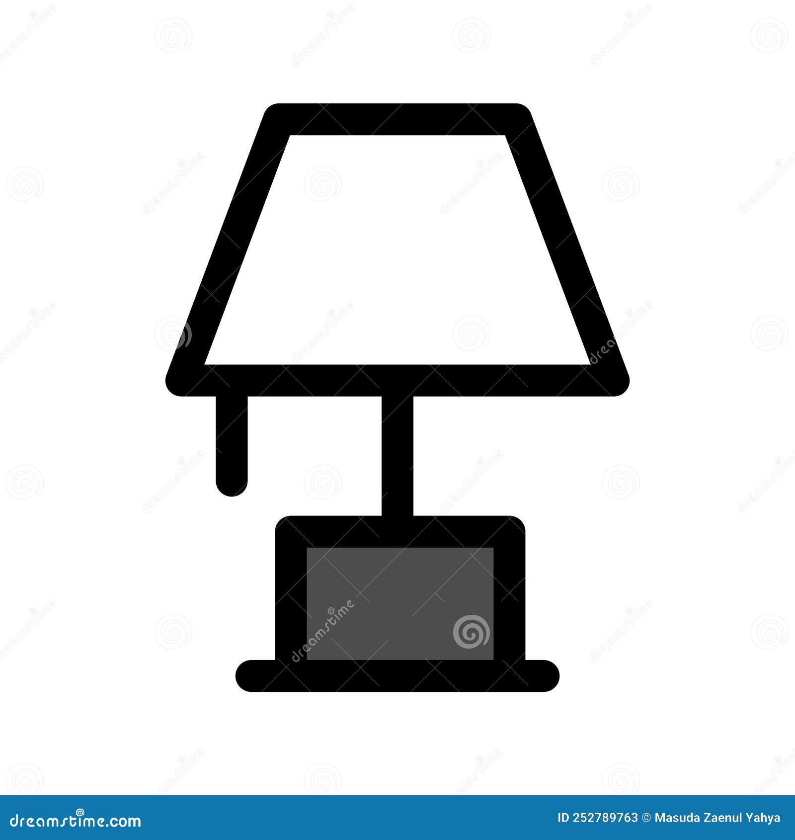 Illustration Vector Graphic of Table Lamp Icon Stock Vector ...