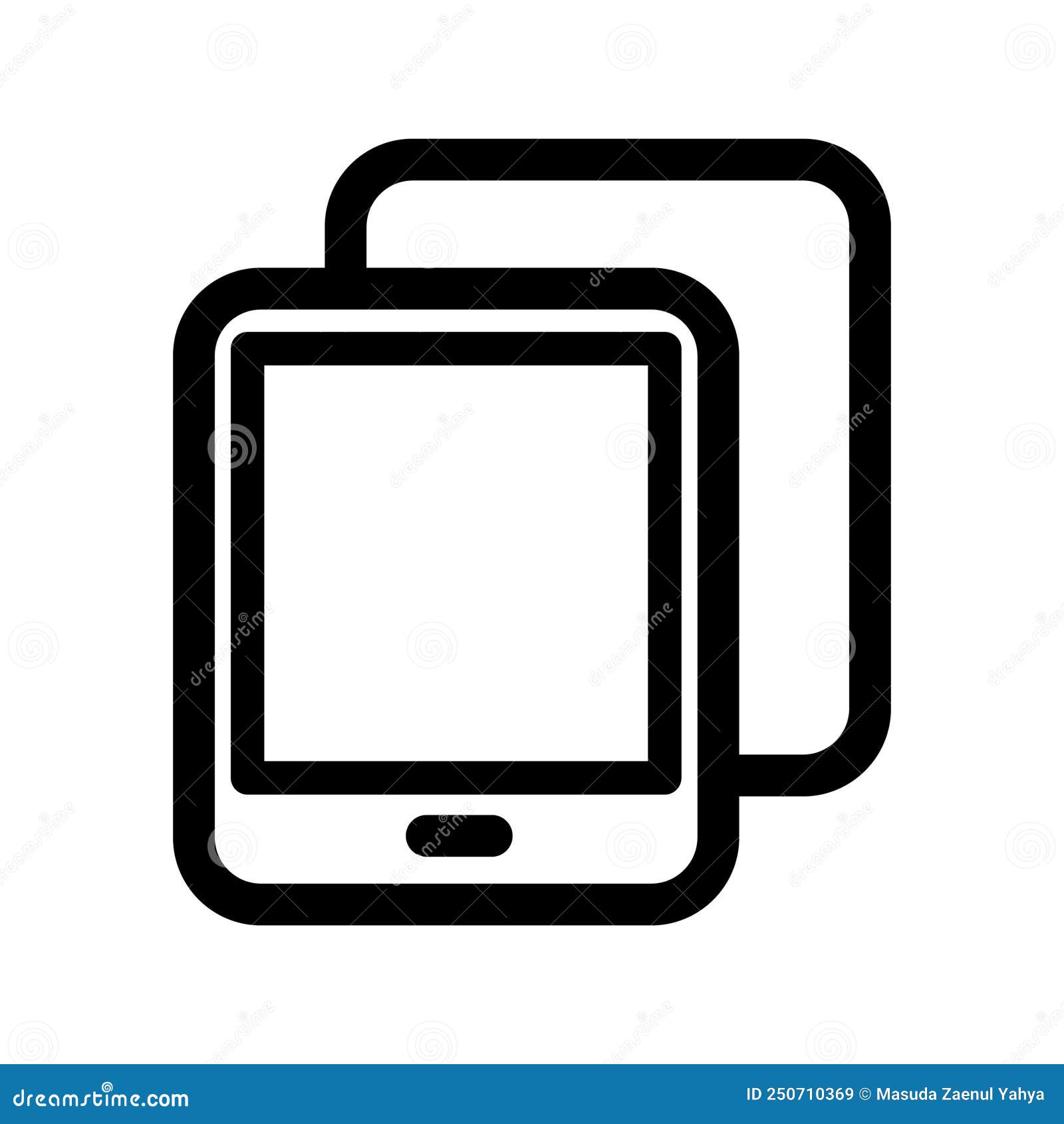 Illustration Vector Graphic of Tablet PC Icon Design Stock Vector ...