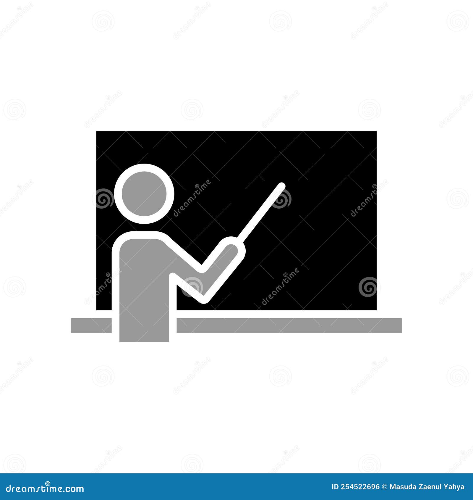 Illustration Vector Graphic of Teacher Icon Template Stock Vector ...