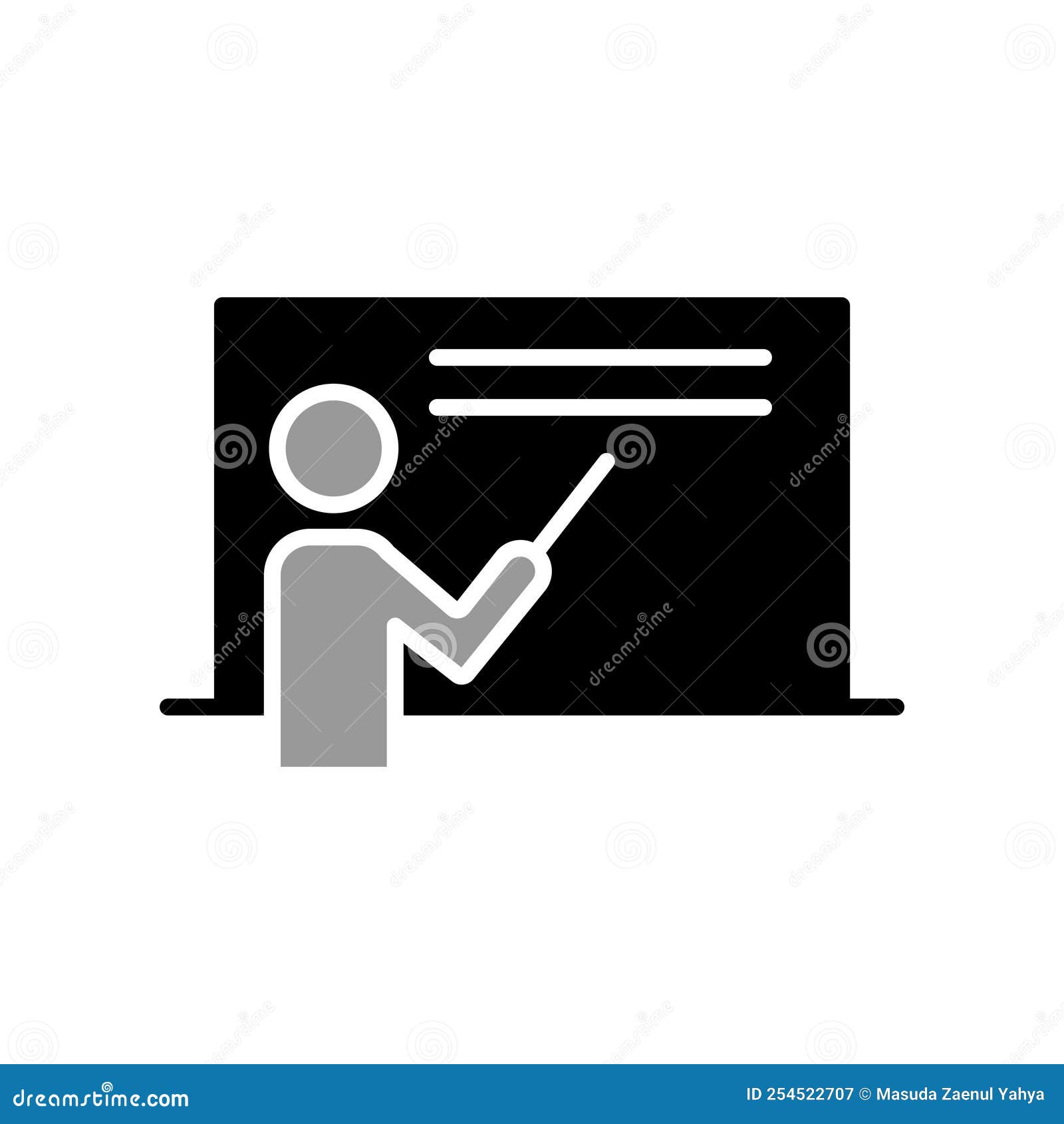 Illustration Vector Graphic of Teacher Icon Template Stock Vector ...