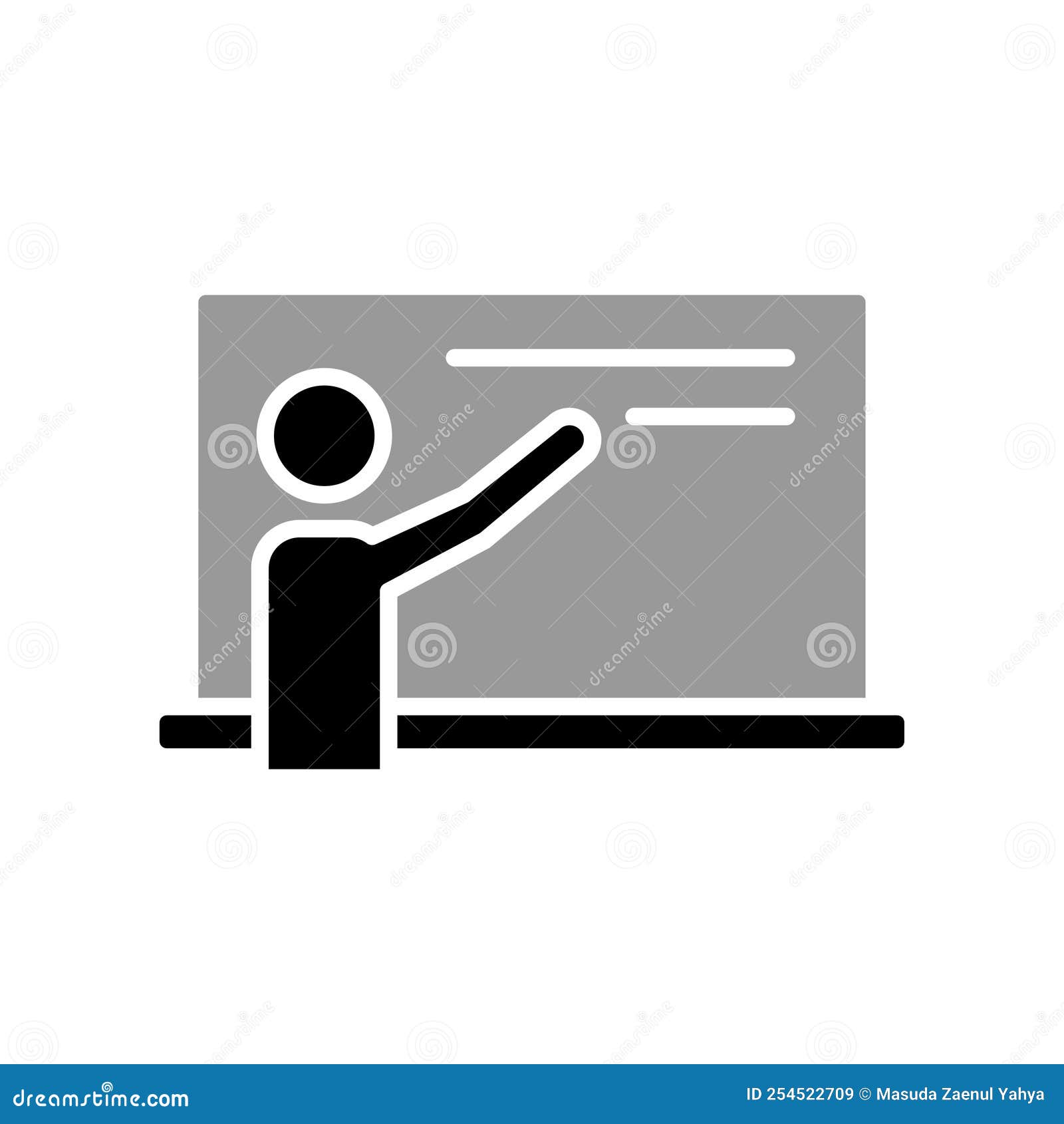 Illustration Vector Graphic of Teacher Icon Template Stock Vector ...