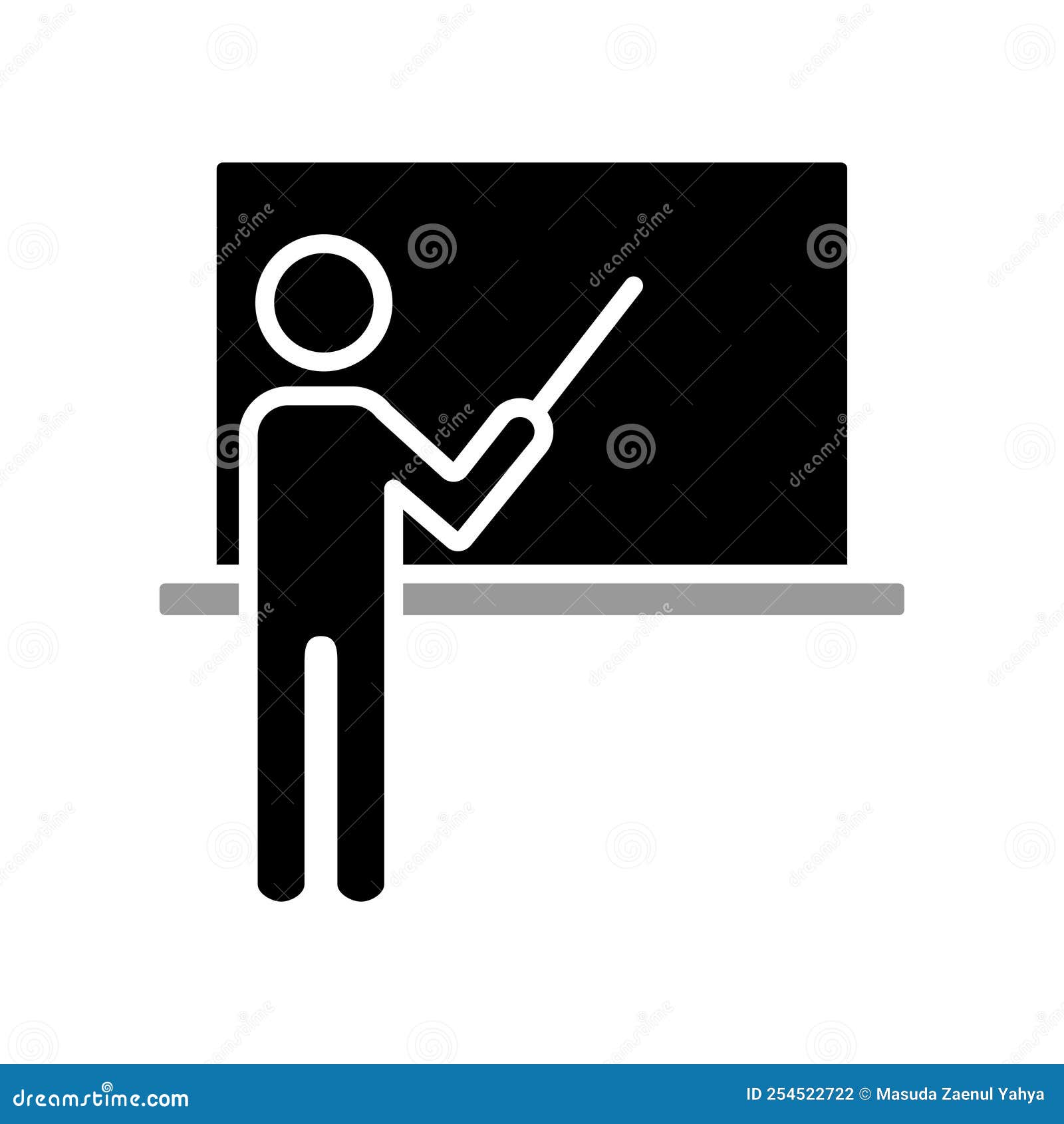 Illustration Vector Graphic of Teacher Icon Template Stock Vector ...