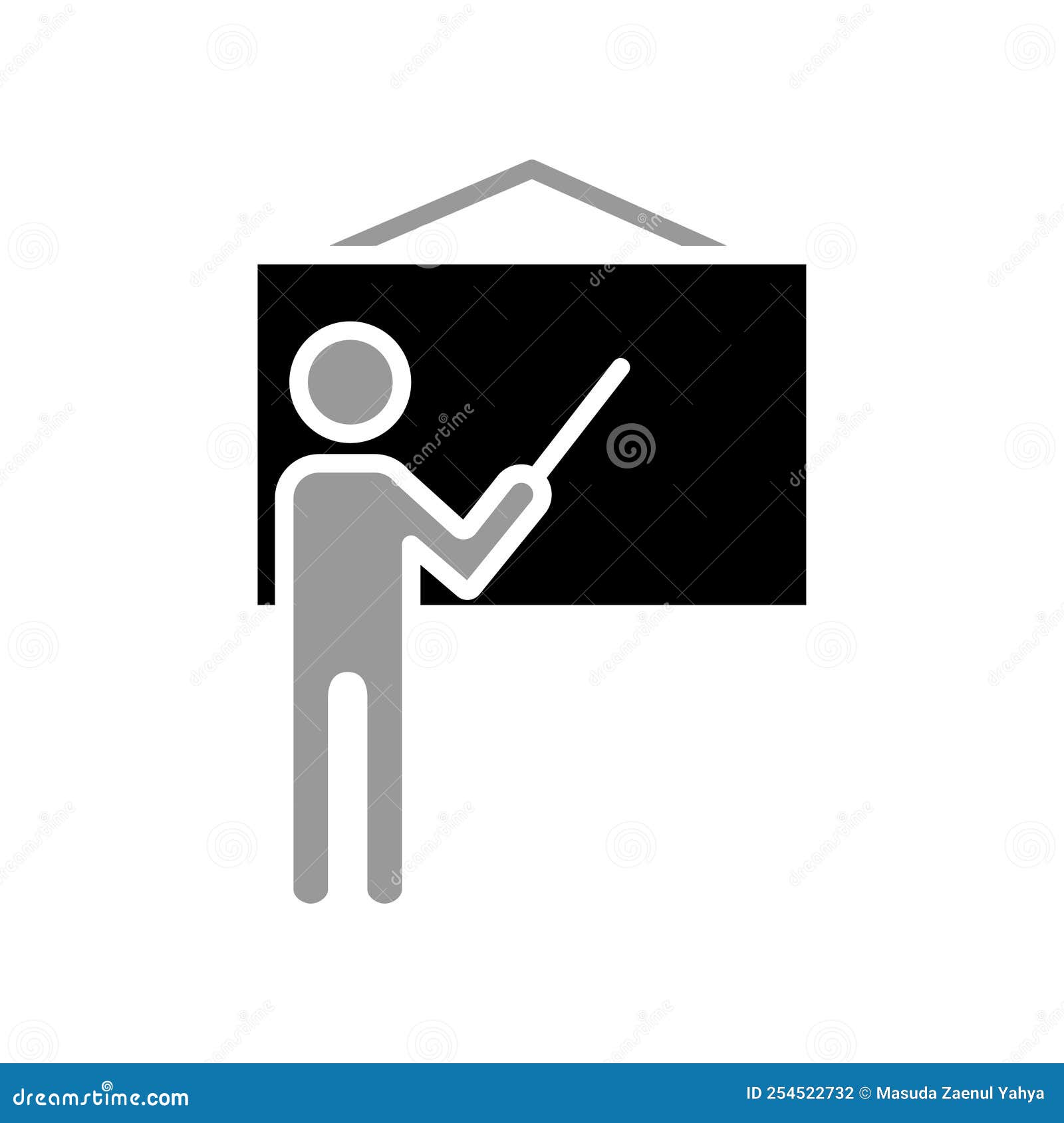 Illustration Vector Graphic of Teacher Icon Template Stock Vector ...