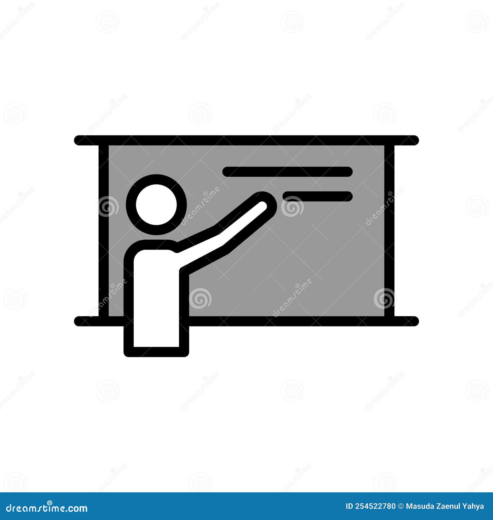 Illustration Vector Graphic of Teacher Icon Template Stock Vector ...