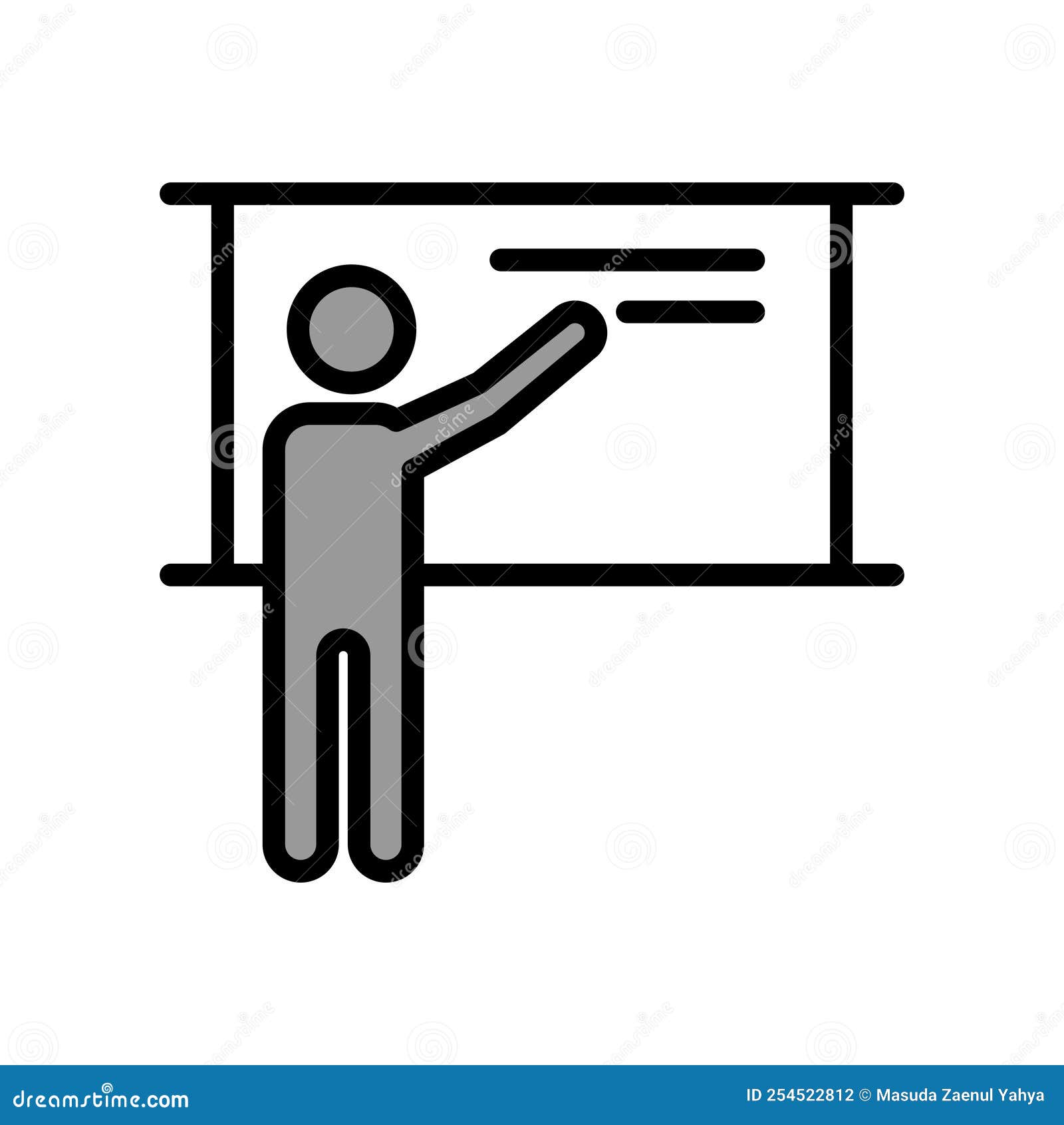 Illustration Vector Graphic of Teacher Icon Template Stock Vector ...