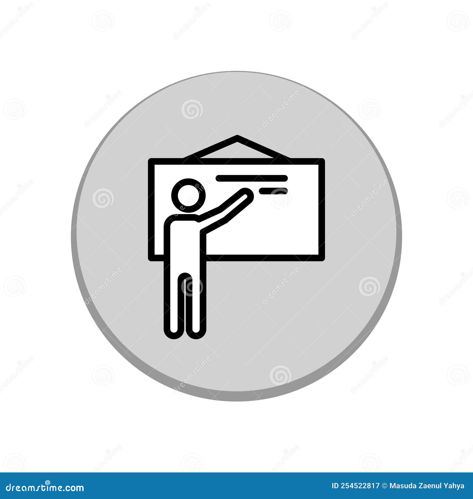 Illustration Vector Graphic of Teacher Icon Template Stock Vector ...
