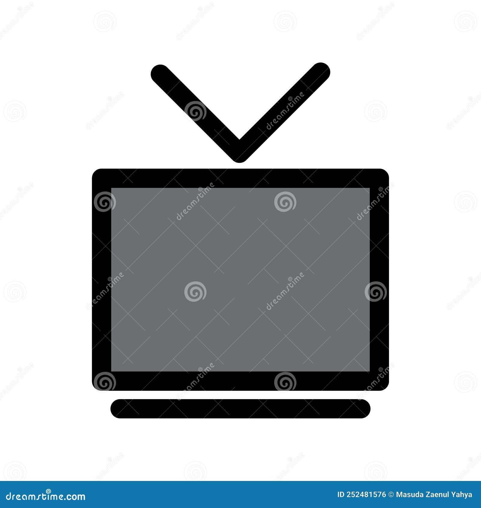 Illustration Vector Graphic of Television Icon Stock Vector ...