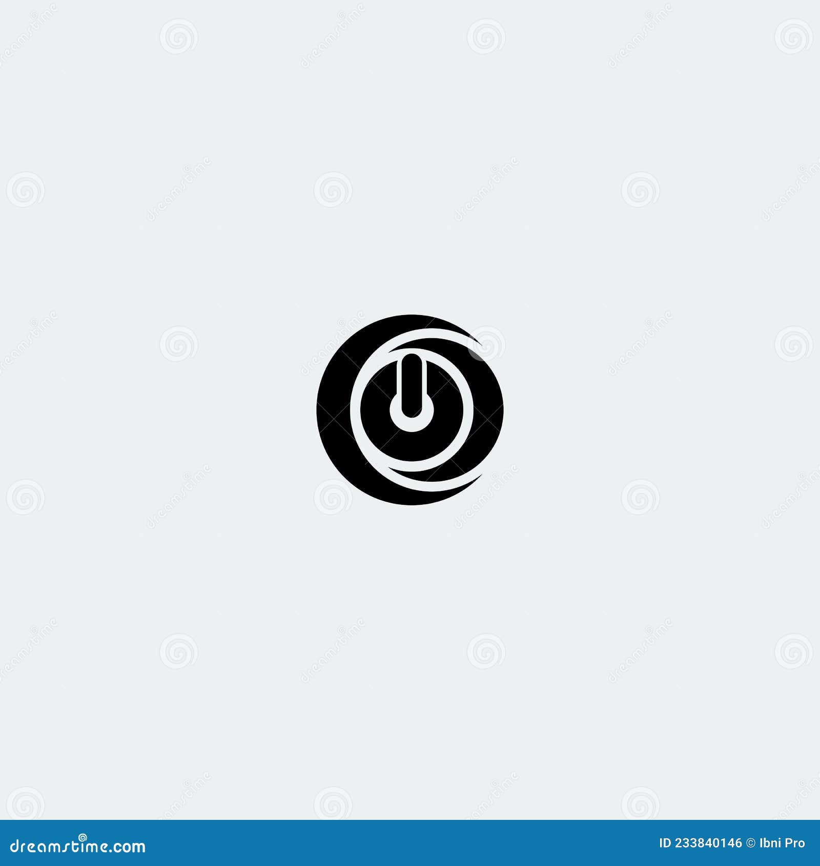 Power logo stock vector. Illustration of futuristic - 233840146