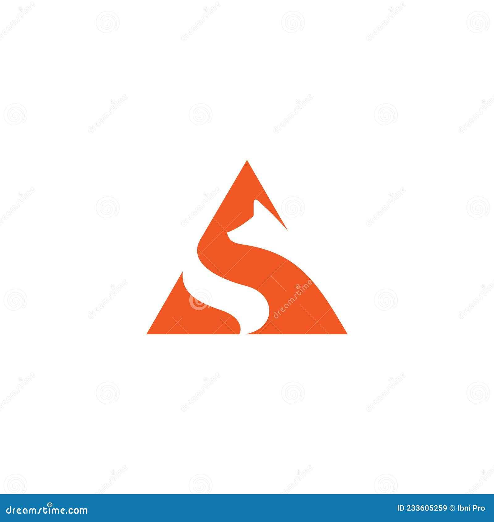 Triangle fox logo stock vector. Illustration of geometric - 233605259