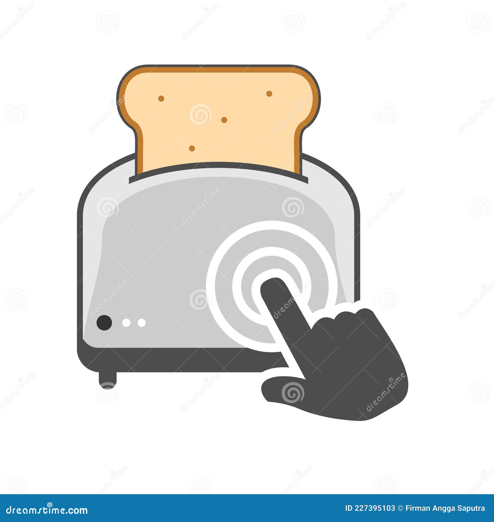 Illustration Vector Graphic of Toaster Logo Stock Vector - Illustration ...