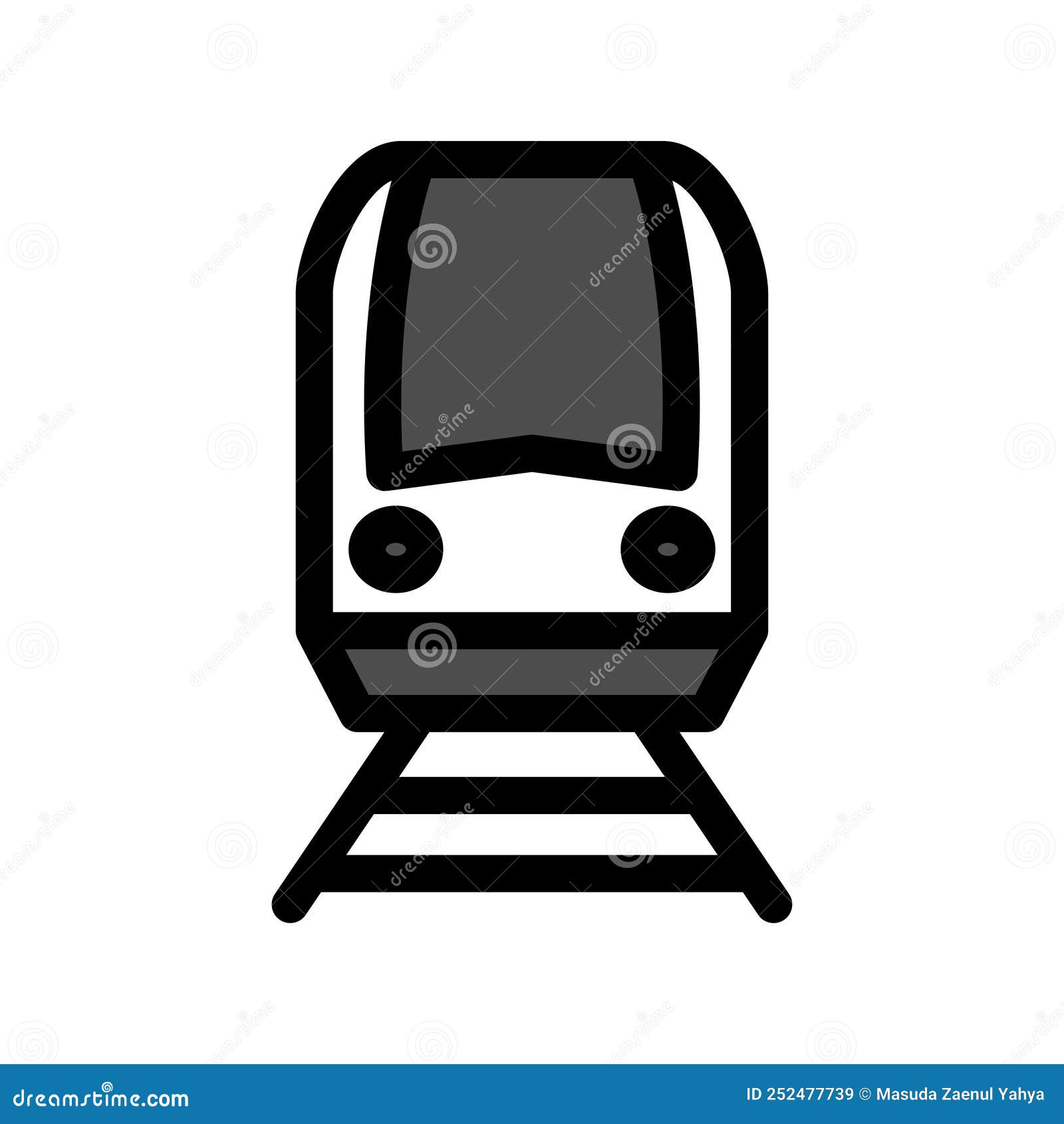 Illustration Vector Graphic of Train Icon Stock Vector - Illustration ...
