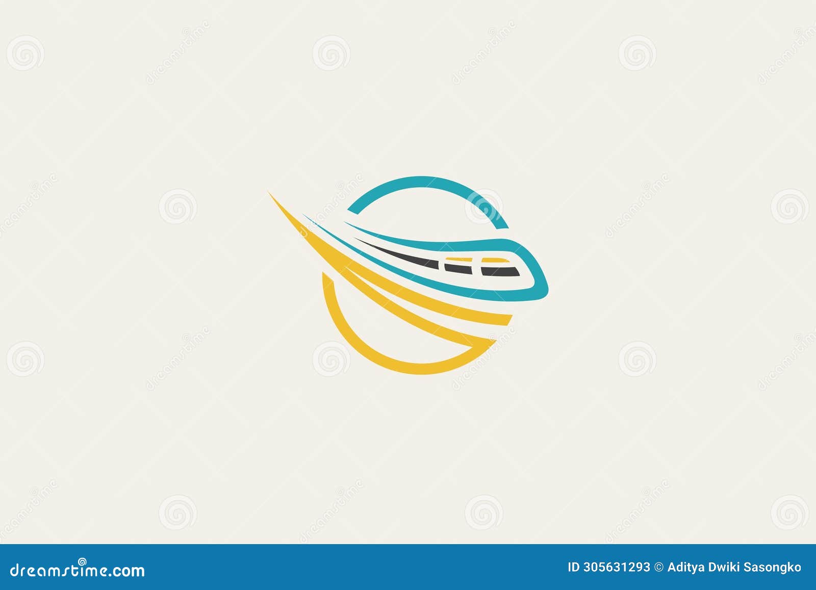 Train Move Fast in Circle Logo Stock Vector - Illustration of business ...