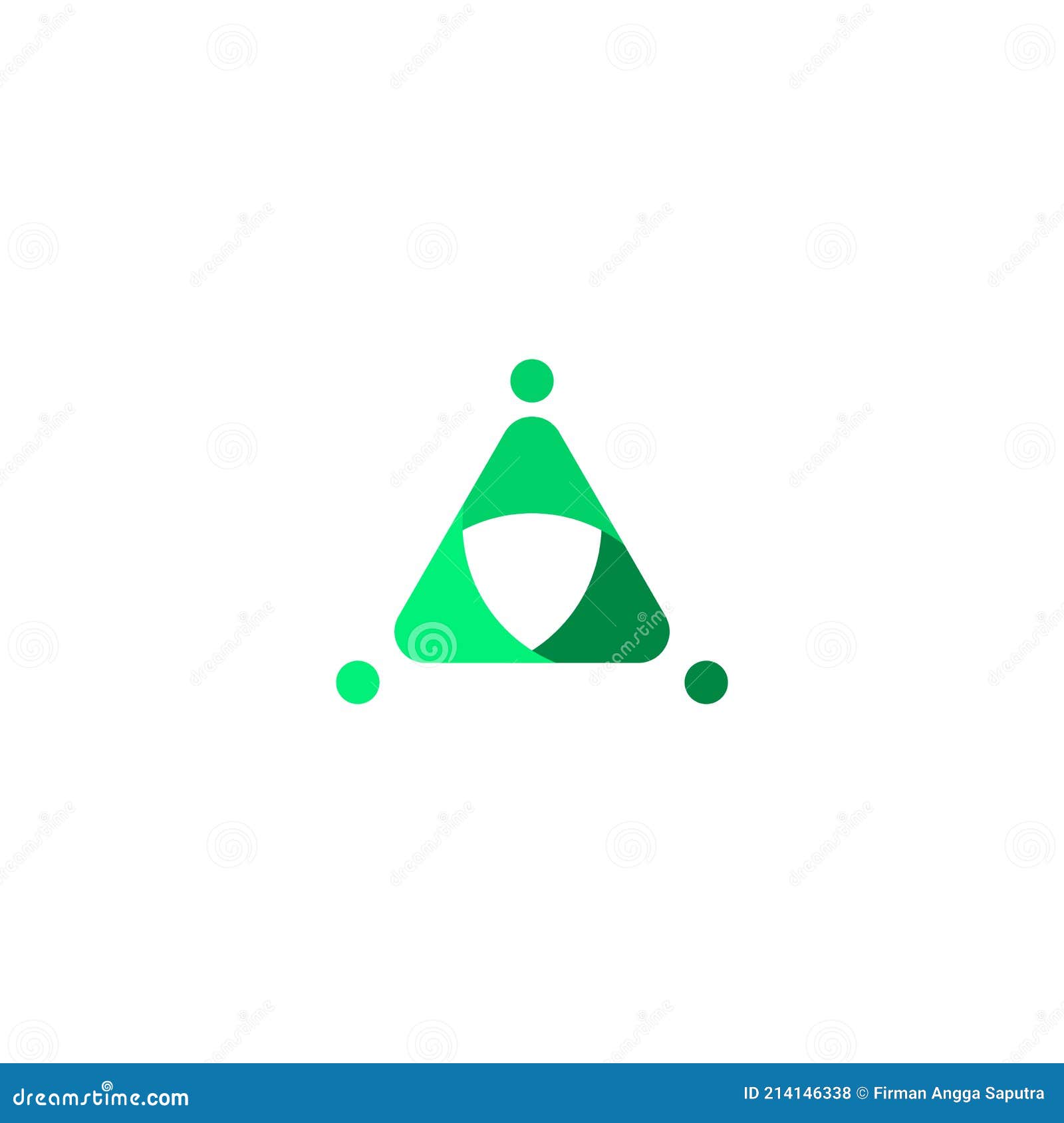 Illustration Vector Graphic of Triangle People Logo Stock Vector ...