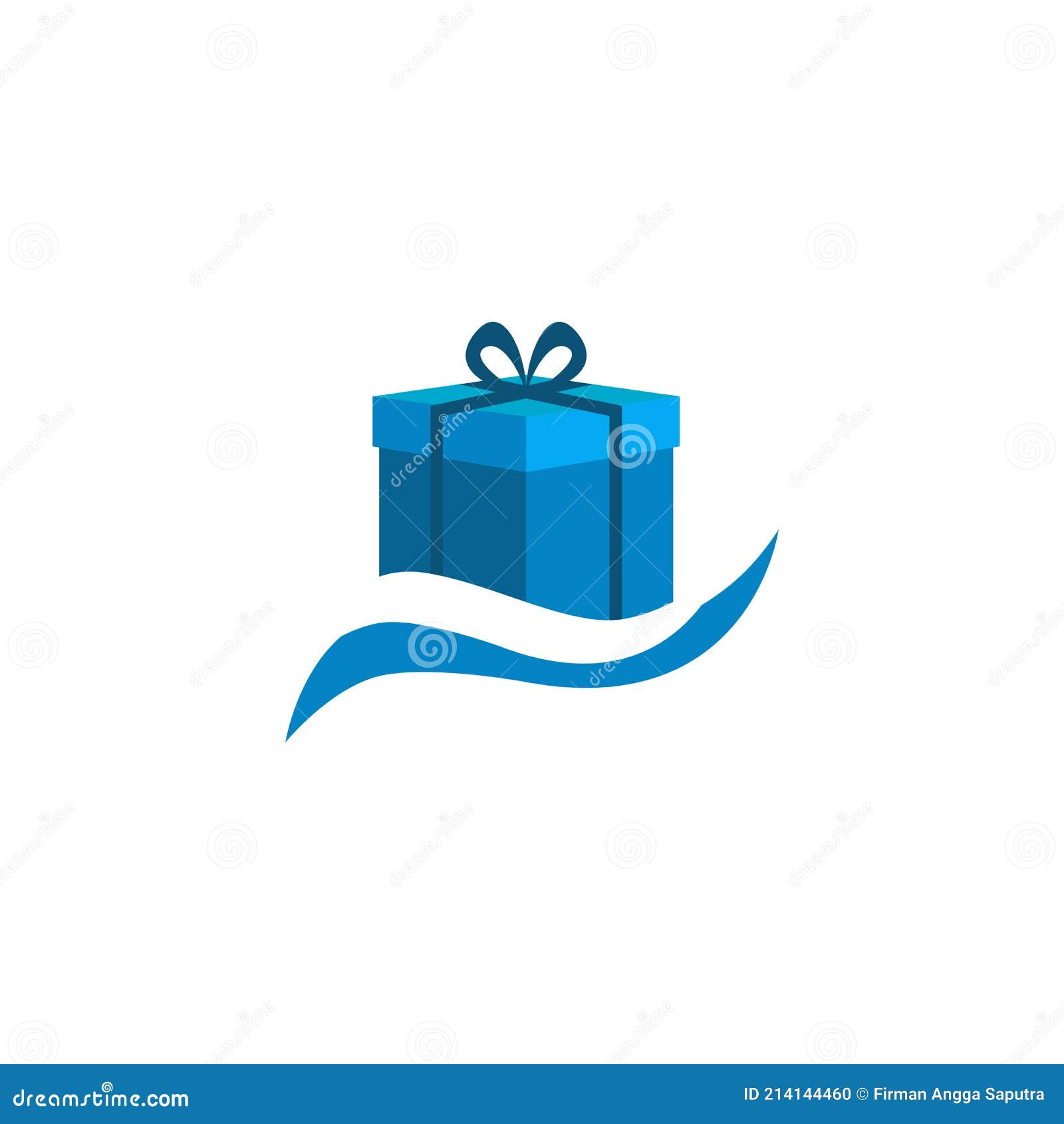 Illustration Vector Graphic of Wave Gift Box Stock Vector ...
