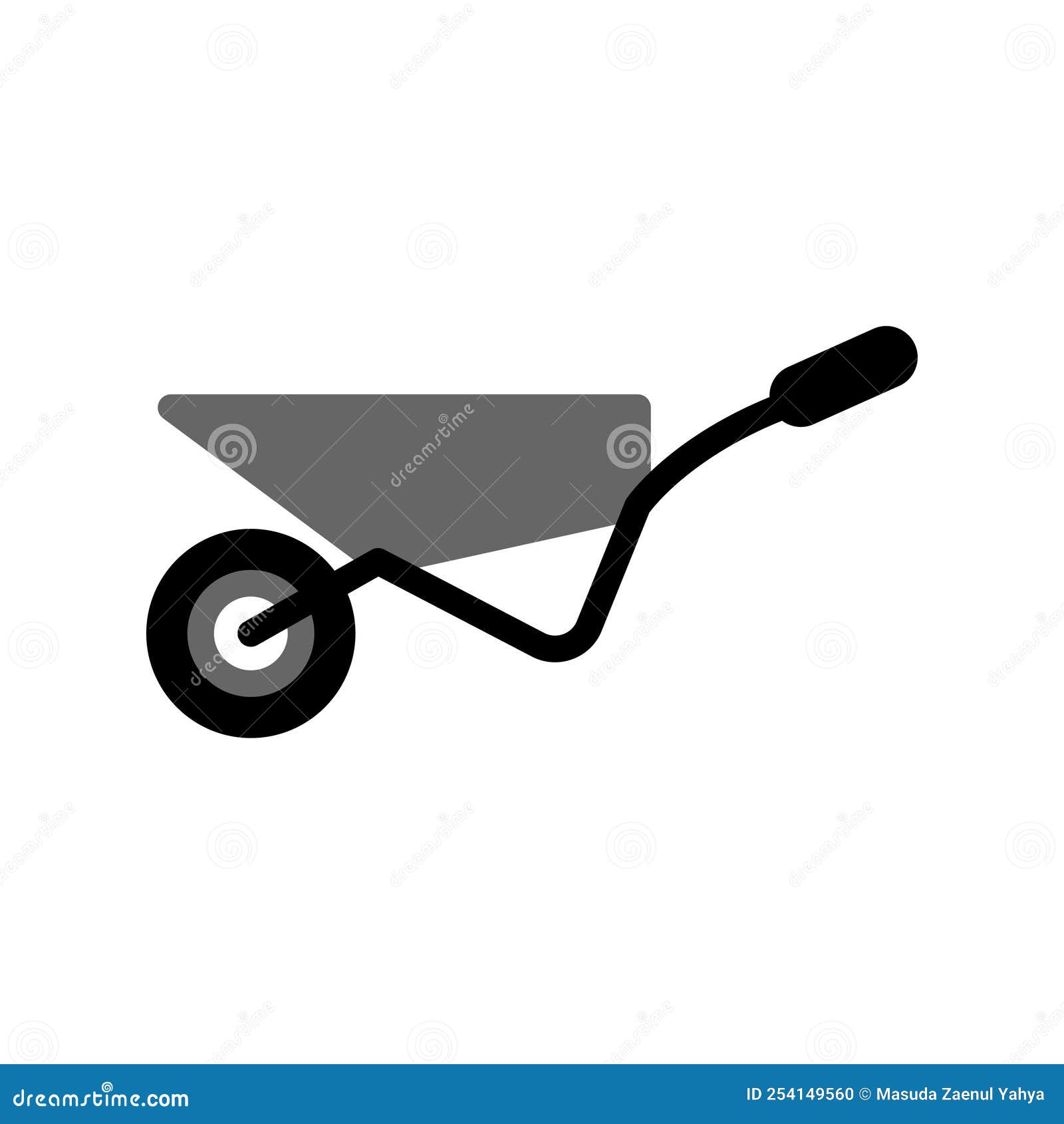 Illustration Vector Graphic of Wheelbarrow Icon Stock Vector ...