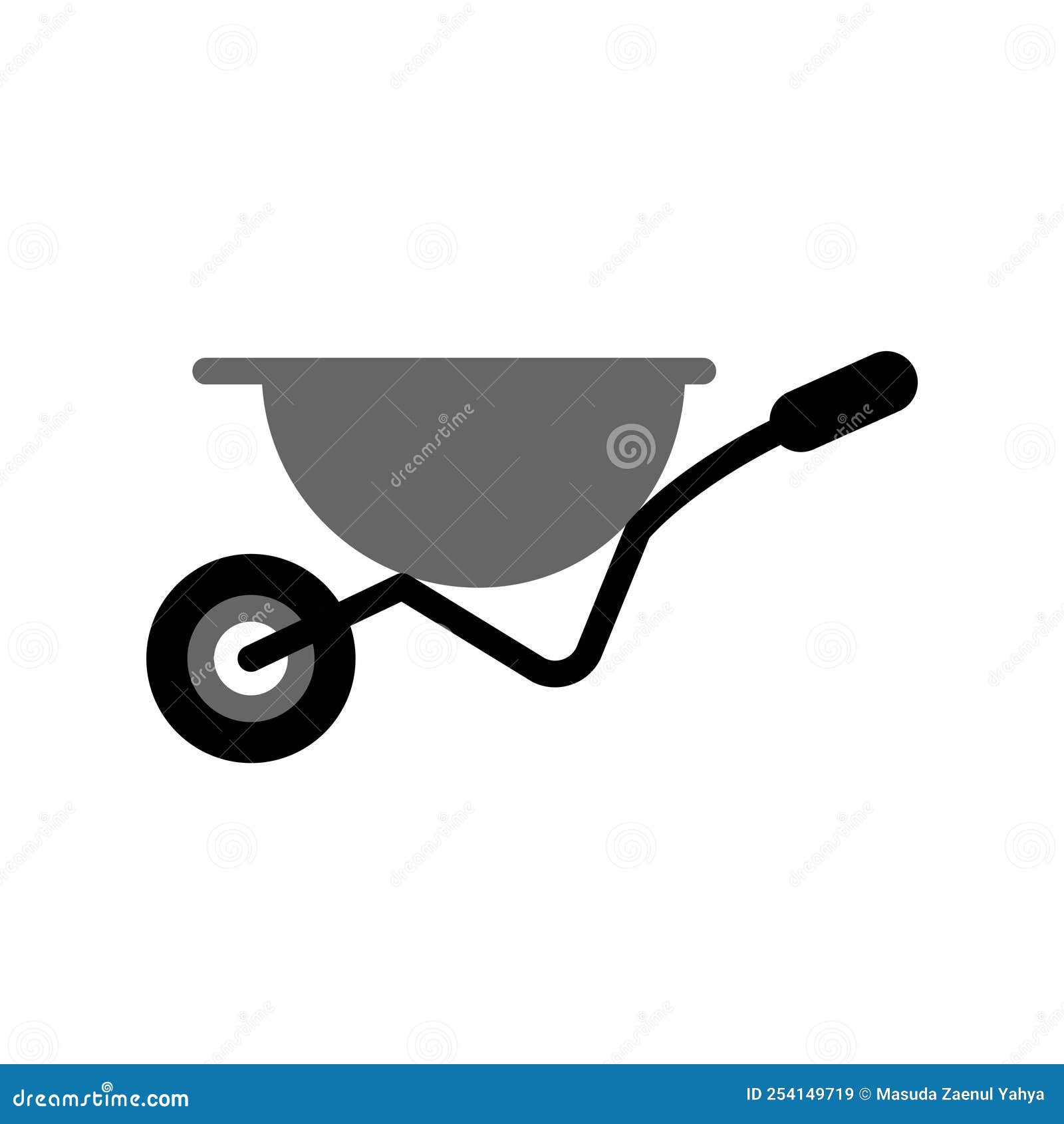 Illustration Vector Graphic of Wheelbarrow Icon Stock Vector ...