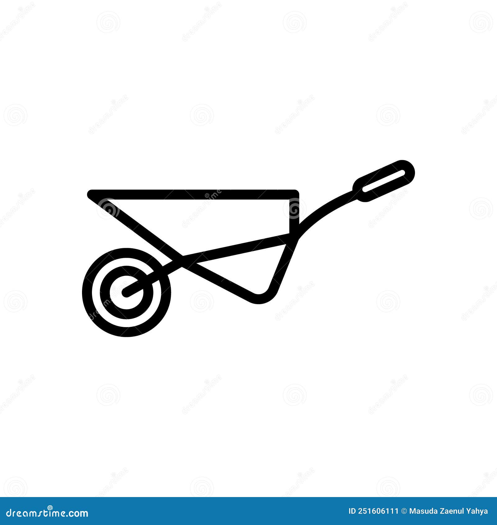 Illustration Vector Graphic of Wheelbarrow Icon Stock Vector ...