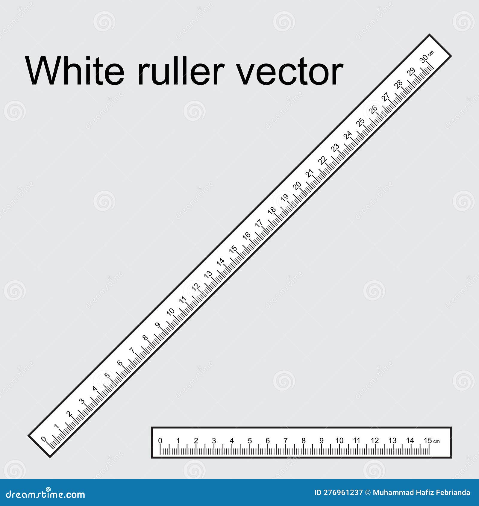 Illustration Vector Graphic of White Ruller Stock Illustration ...
