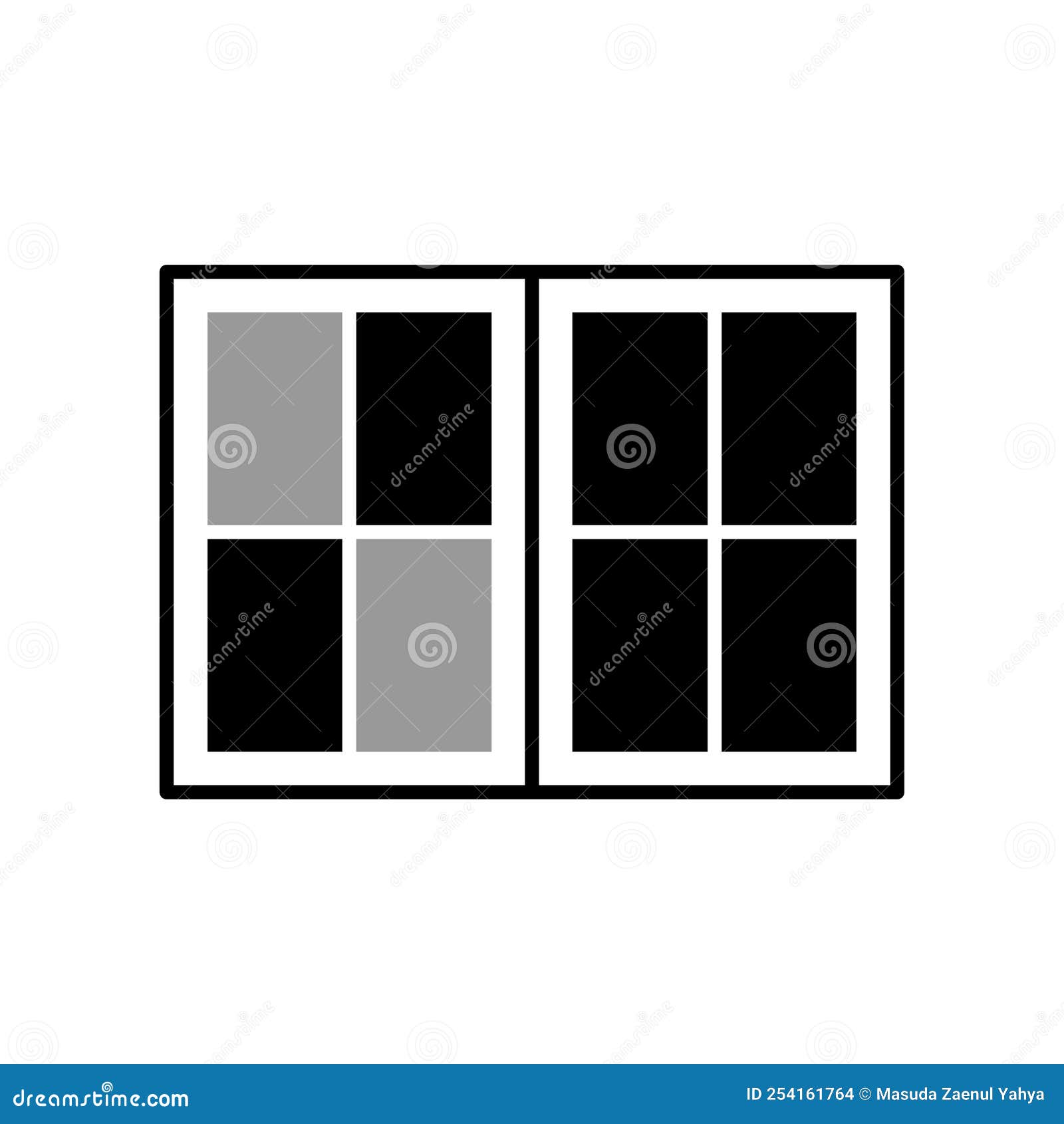 Illustration Vector Graphic of Window Icon Stock Vector - Illustration ...