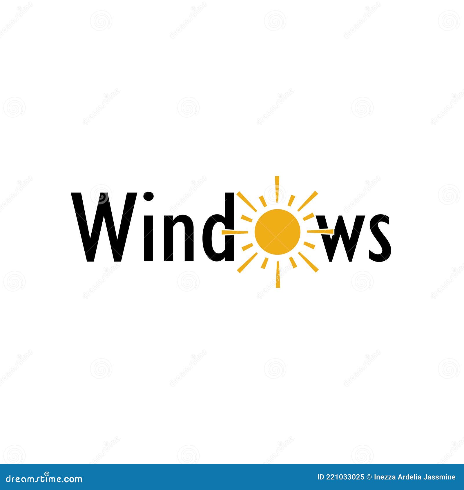Illustration Vector Graphic of Window and Sun Stock Vector ...