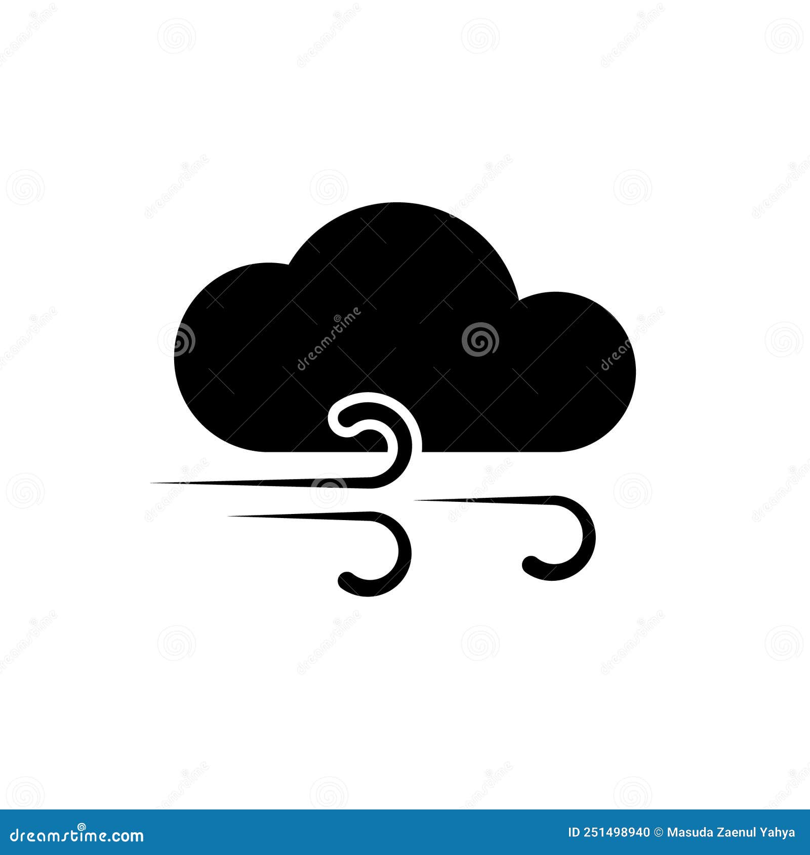 Illustration Vector Graphic of Windy Icon Stock Vector - Illustration ...
