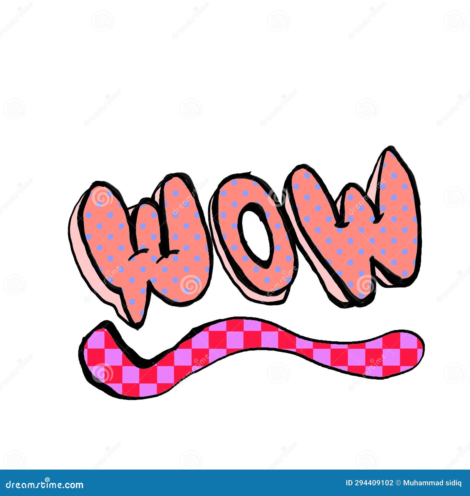 Illustration Vector Graphic of WOW Stock Illustration - Illustration of ...