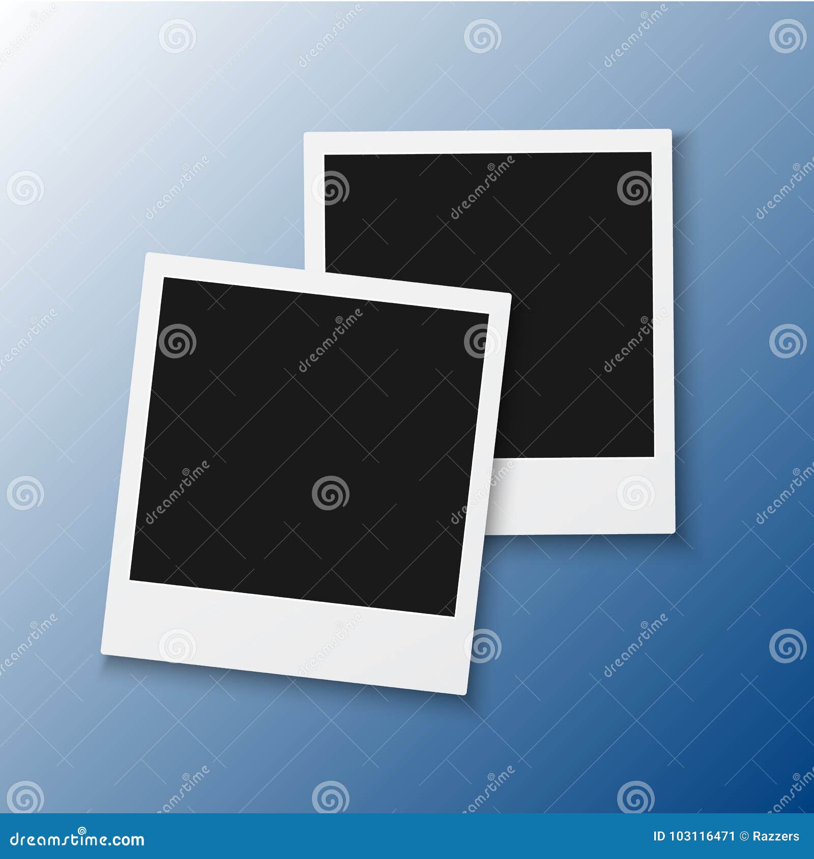 Vector Instant Photo Frame. Realistic Instant Snapshot Stock Vector ... Vector Instant Photo Frame. Realistic Instant Snapshot Stock Vector ...