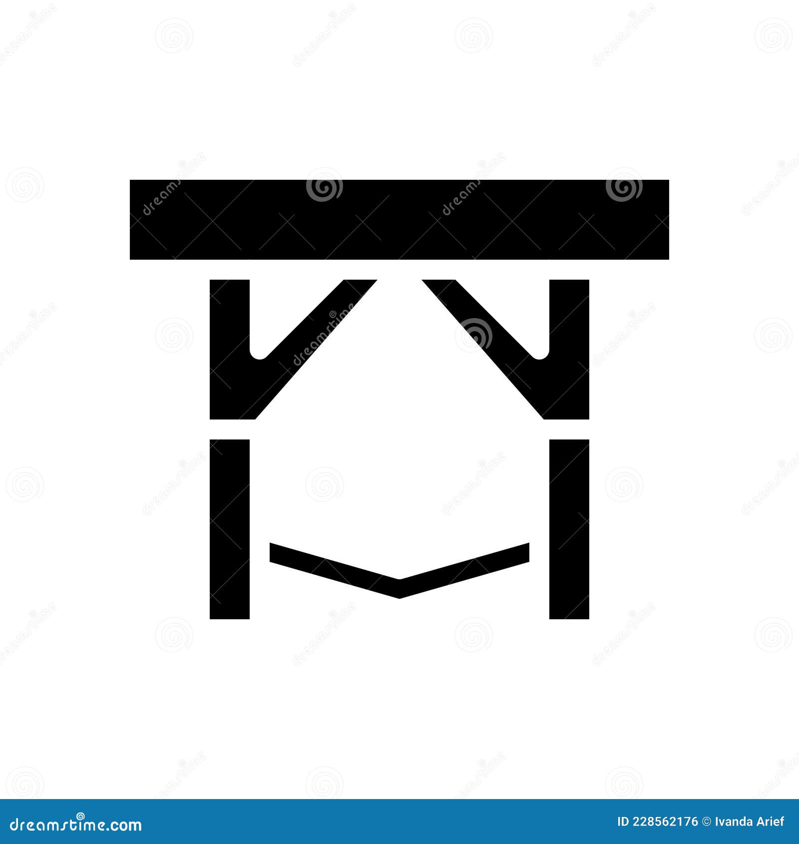 Illustration Vector and Logo Table Solid Style Icon Perfect Stock ...