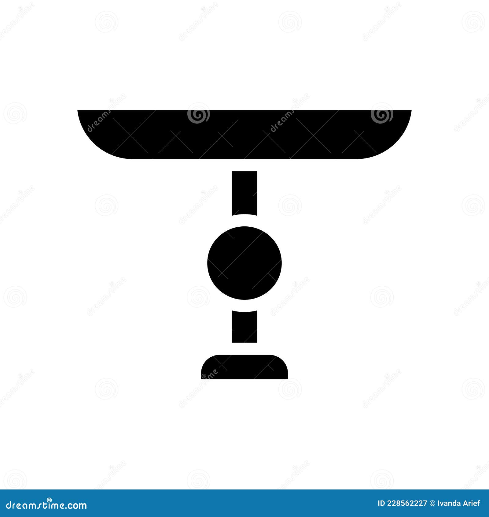 Illustration Vector and Logo Table Solid Style Icon Perfect Stock ...