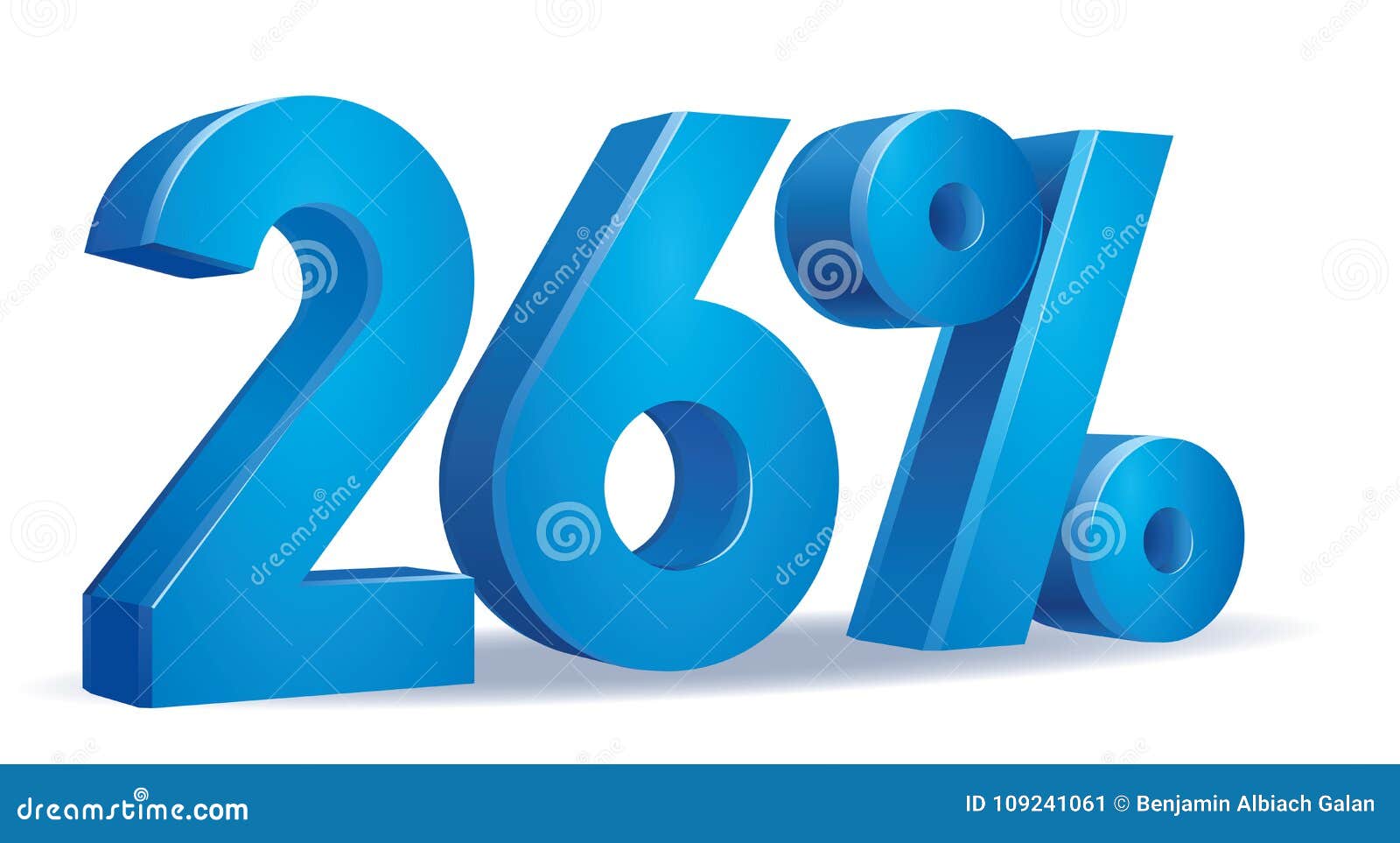 Percentage vector, 26 stock vector. Illustration of vector - 109241061