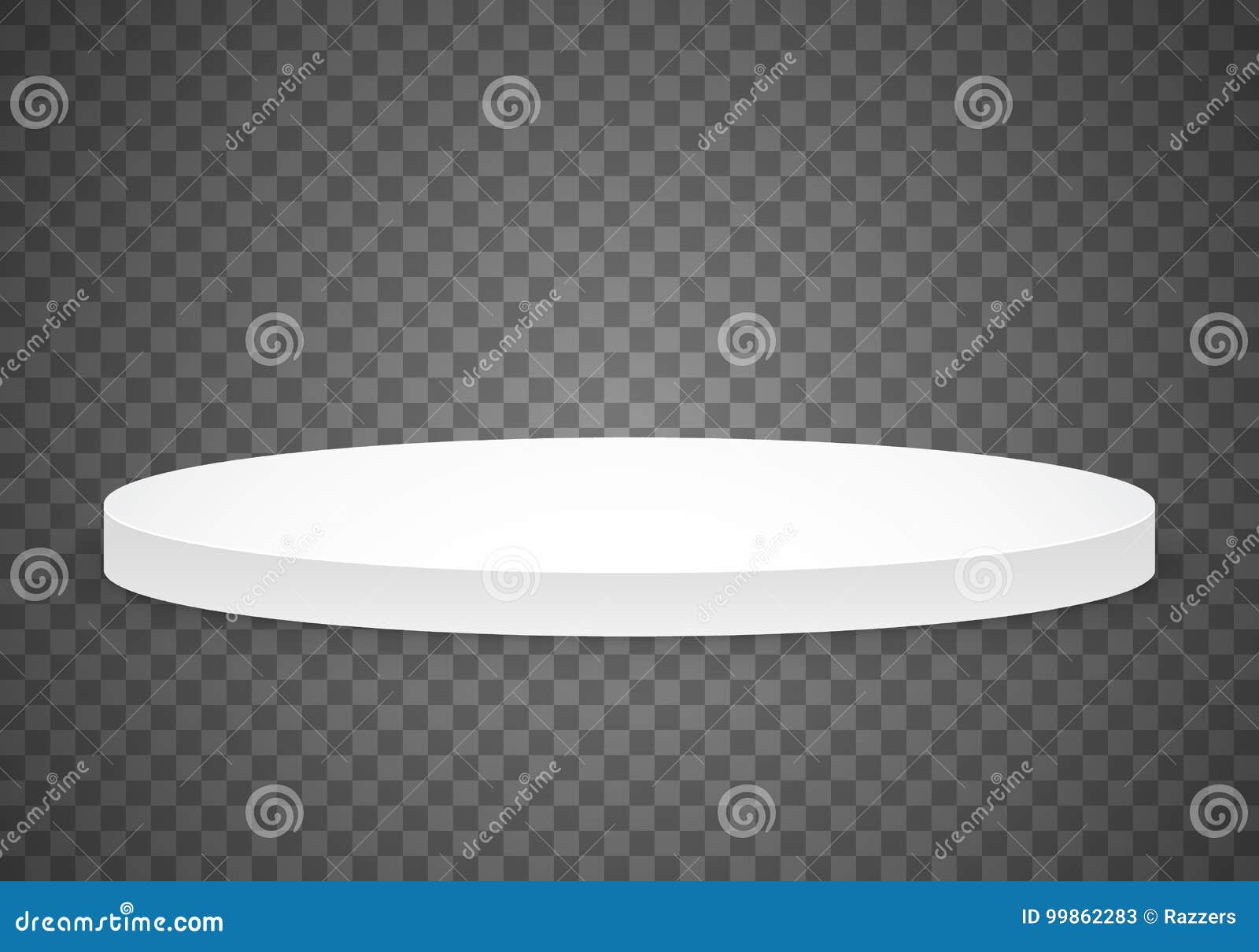 Vector Victory Platform Template. 3D Realistic Vector Winner Stage ...