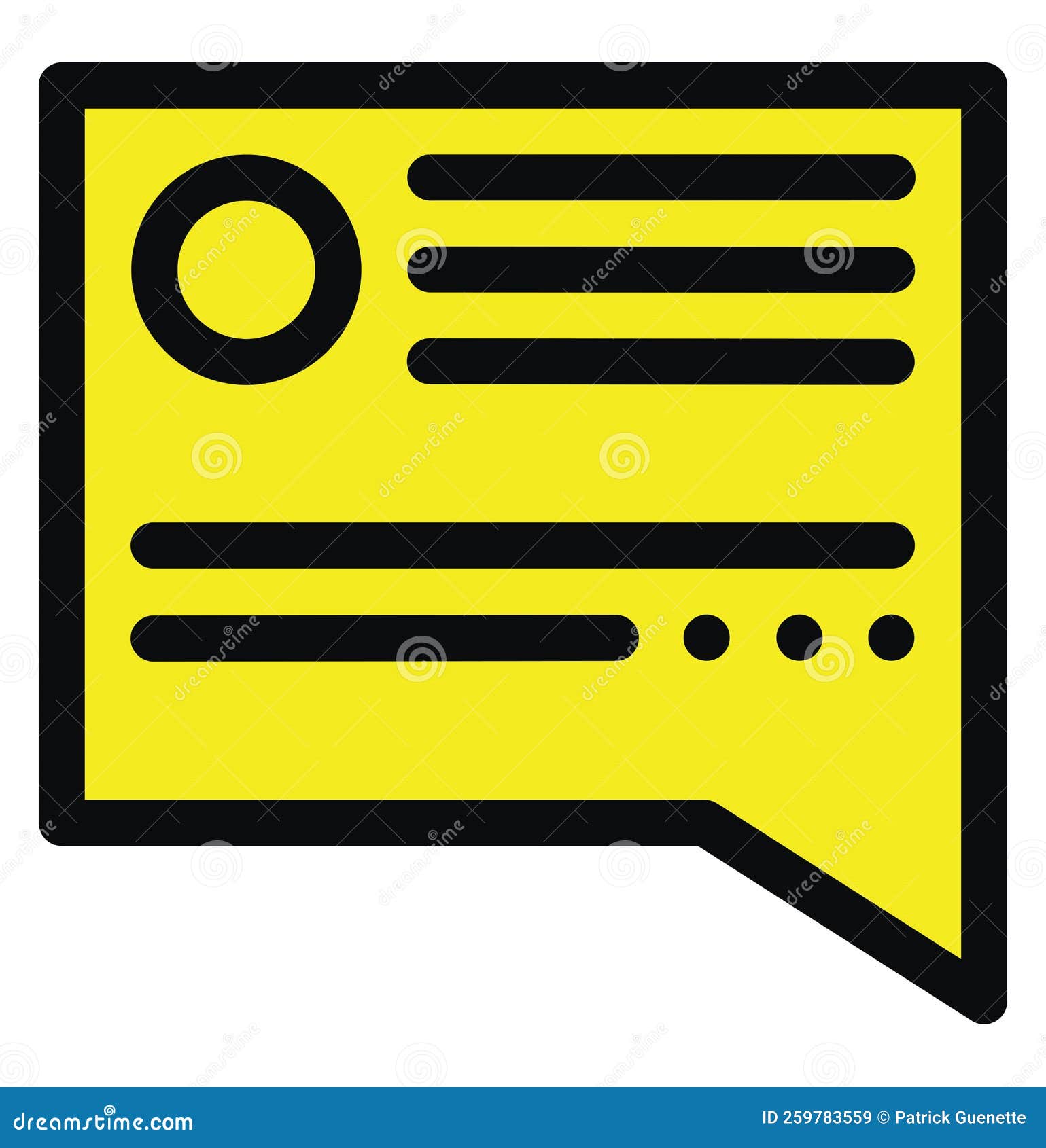 , icon stock vector. Illustration of people, notification - 259783559