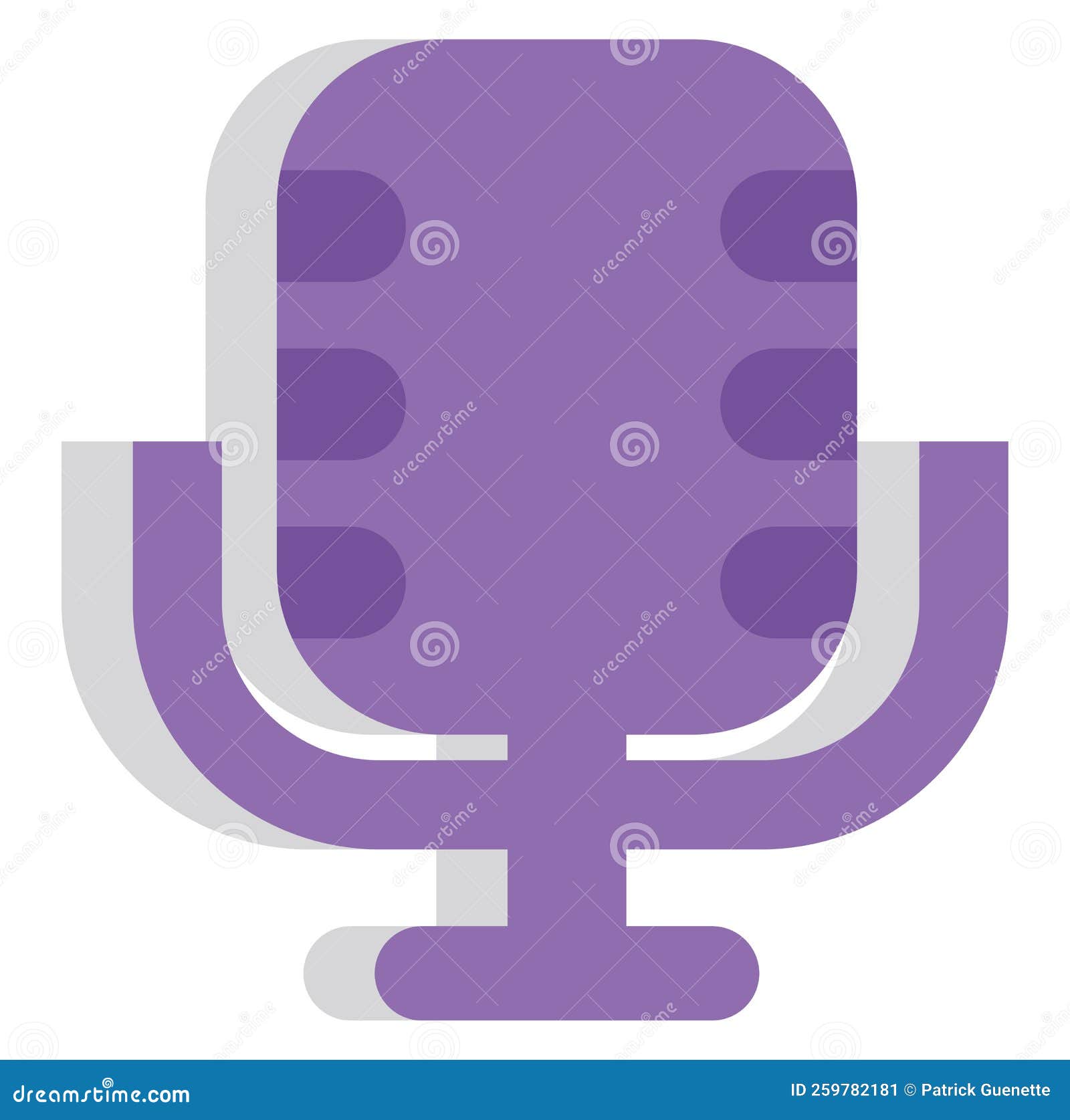 , icon stock vector. Illustration of purple, people - 259782181