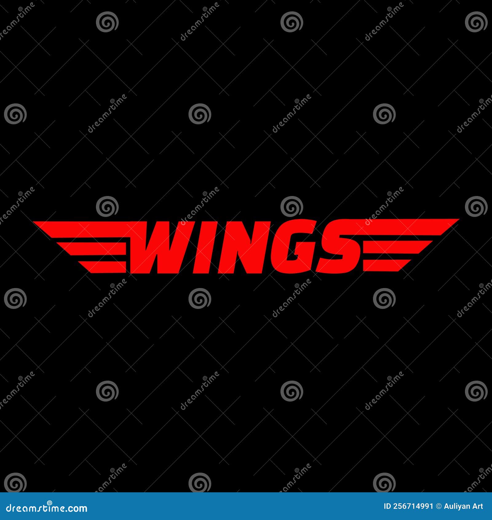 Illustration Vector of Wings Logo. Wings Logo Abstract Design Vector ...