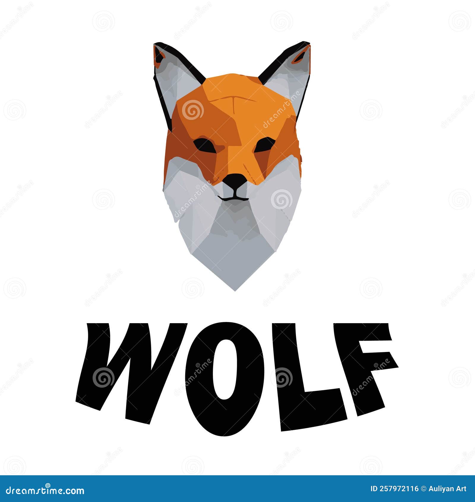 Illustration Vector of Wolf Logo. Wolf Mascot Vector Art. Wolf Head ...