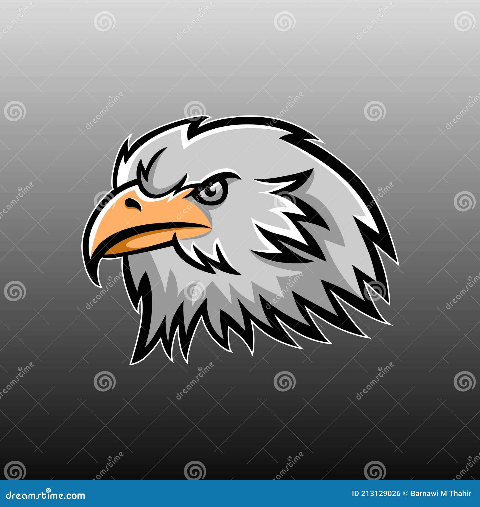 Illustration Vectorielle De La Mascotte De L'aigle Illustration de ...