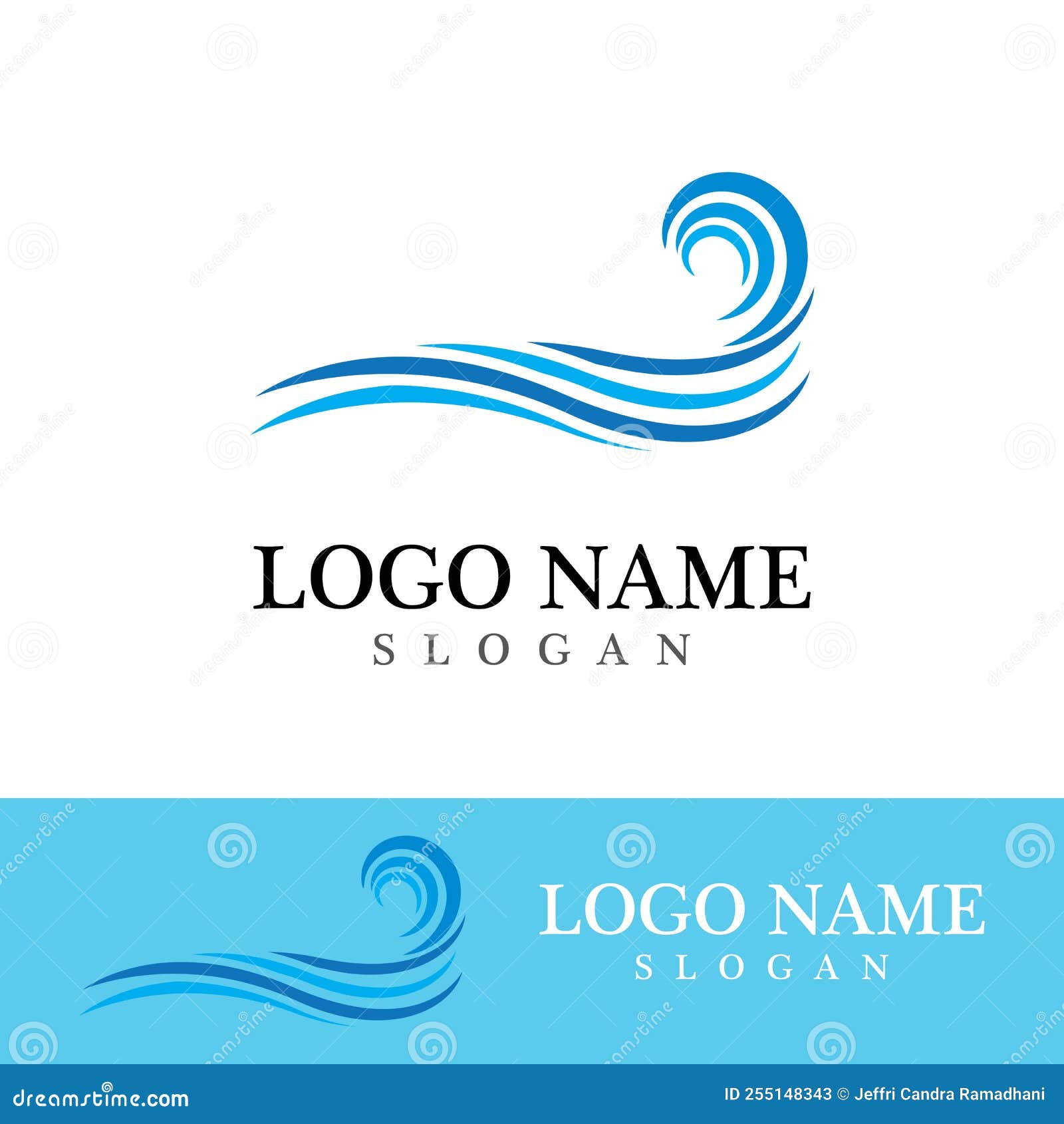 Illustration Vectorielle De Plage Vague Illustration de Vecteur ...