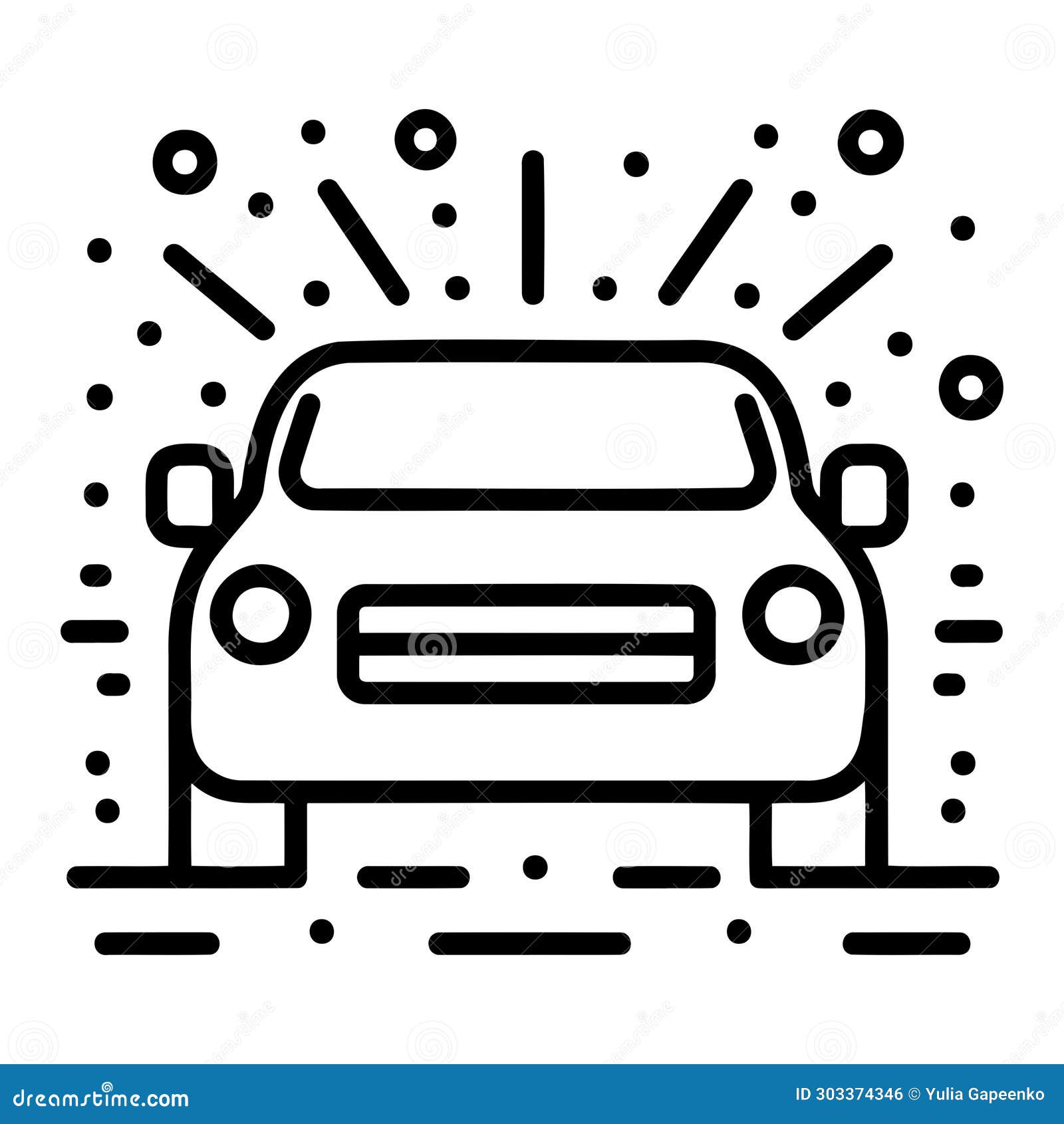 Illustration Vectorielle Du Logo De Lavage De Voiture Illustration de ...
