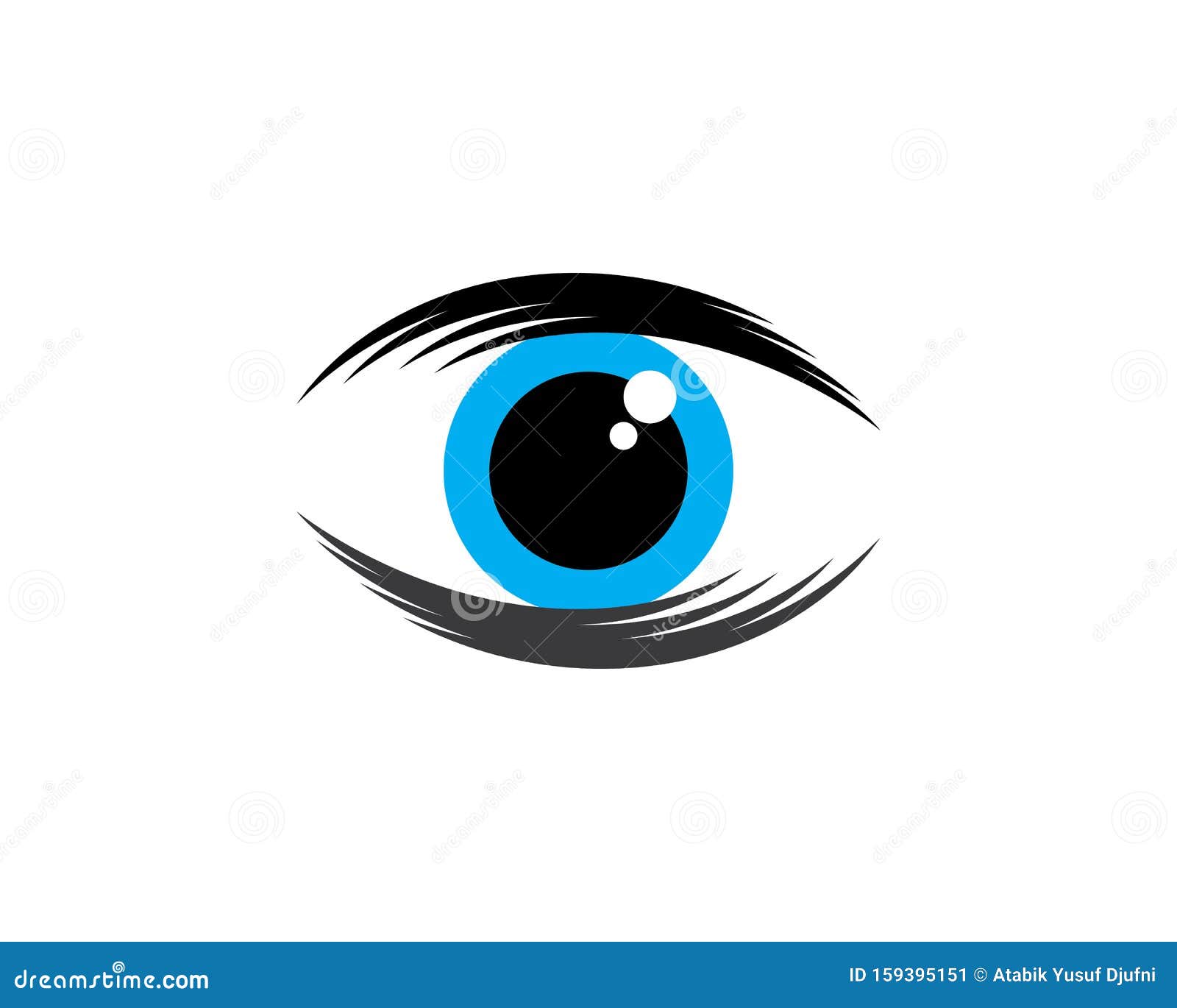 Illustration Vectorielle Du Symbole OEil Illustration de Vecteur ...