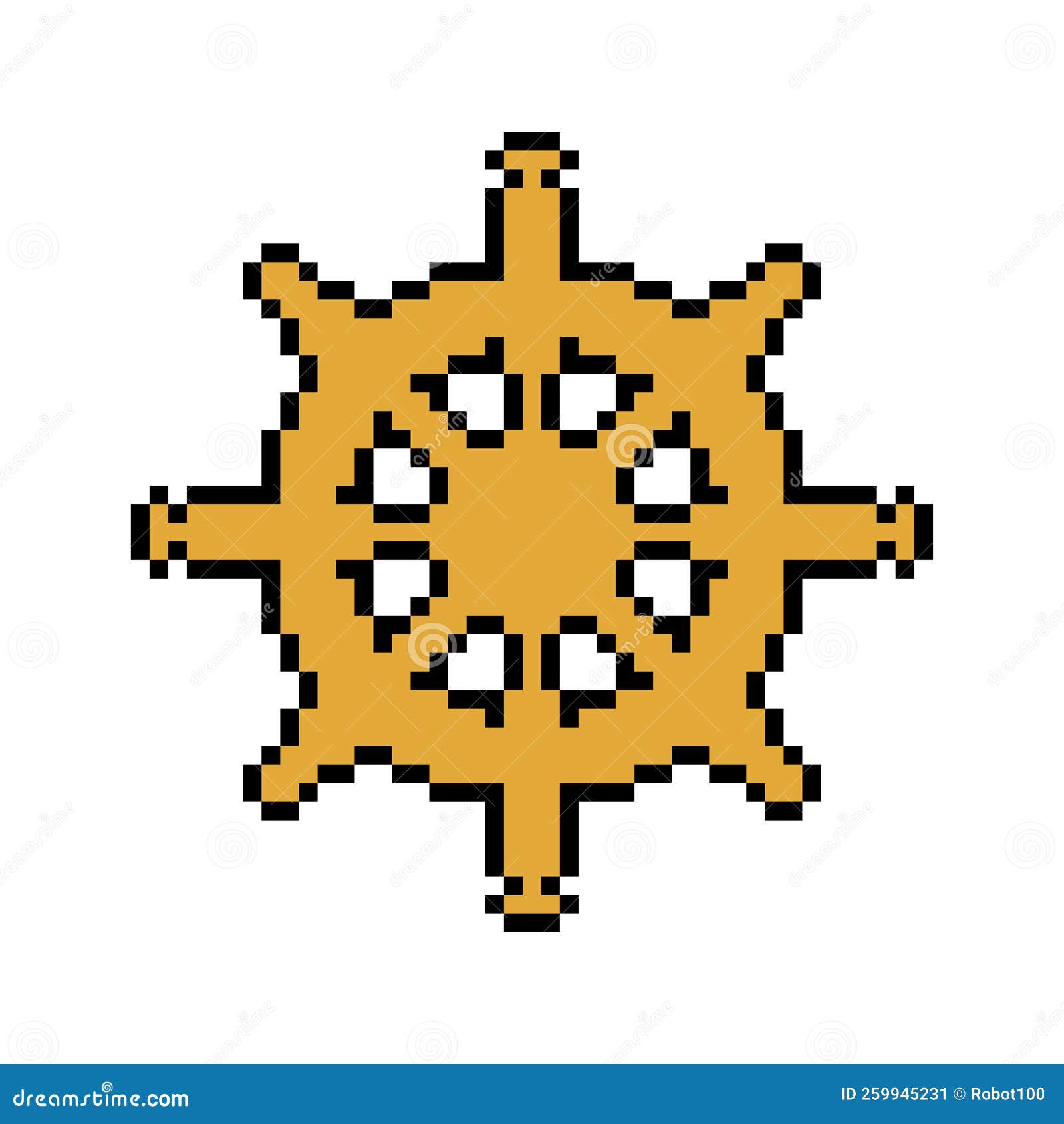 Illustration Vectorielle Helm Pixel Art 8 Bits Illustration de Vecteur ...