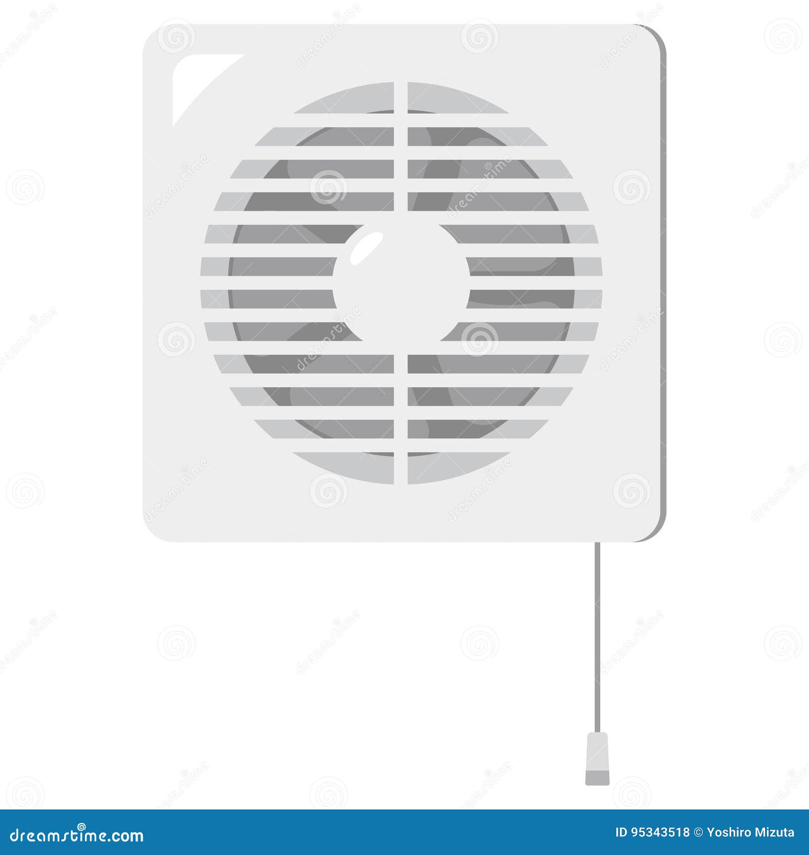 Illustration of Ventilation Fan Stock Vector - Illustration of ...