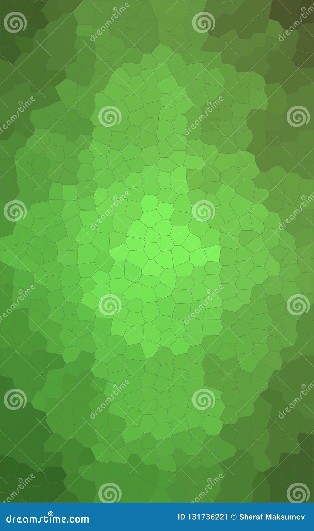 Illustration of Vertical Green Small Hexagon Background Stock ...