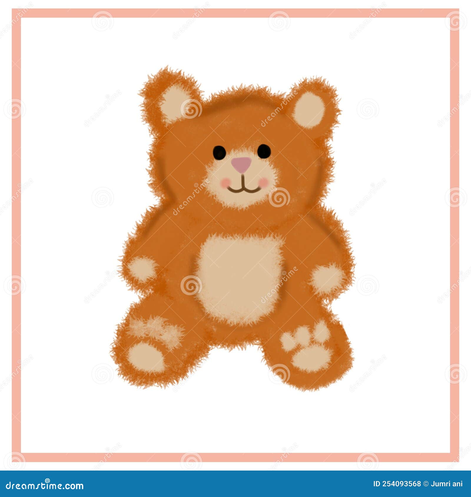 Illustration of a Very Funny Bear Drawing Picture Stock Illustration ...