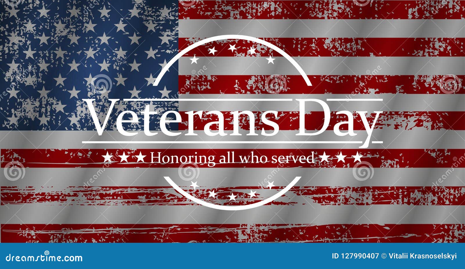 Illustration for Veterans Day, Vector Graphic Stock Vector ...