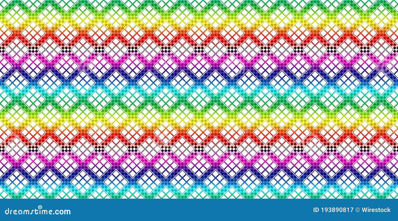 Illustration of a Vibrant Background with Square Patterns Stock Image ...