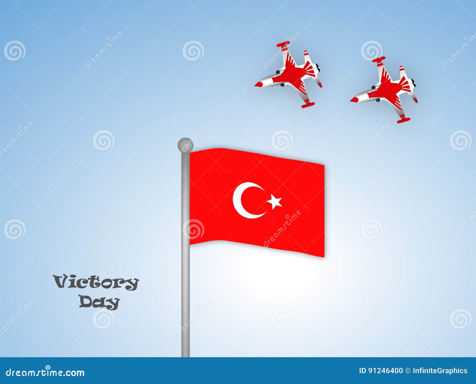 Illustration of Victory Day Background Stock Vector - Illustration of ...